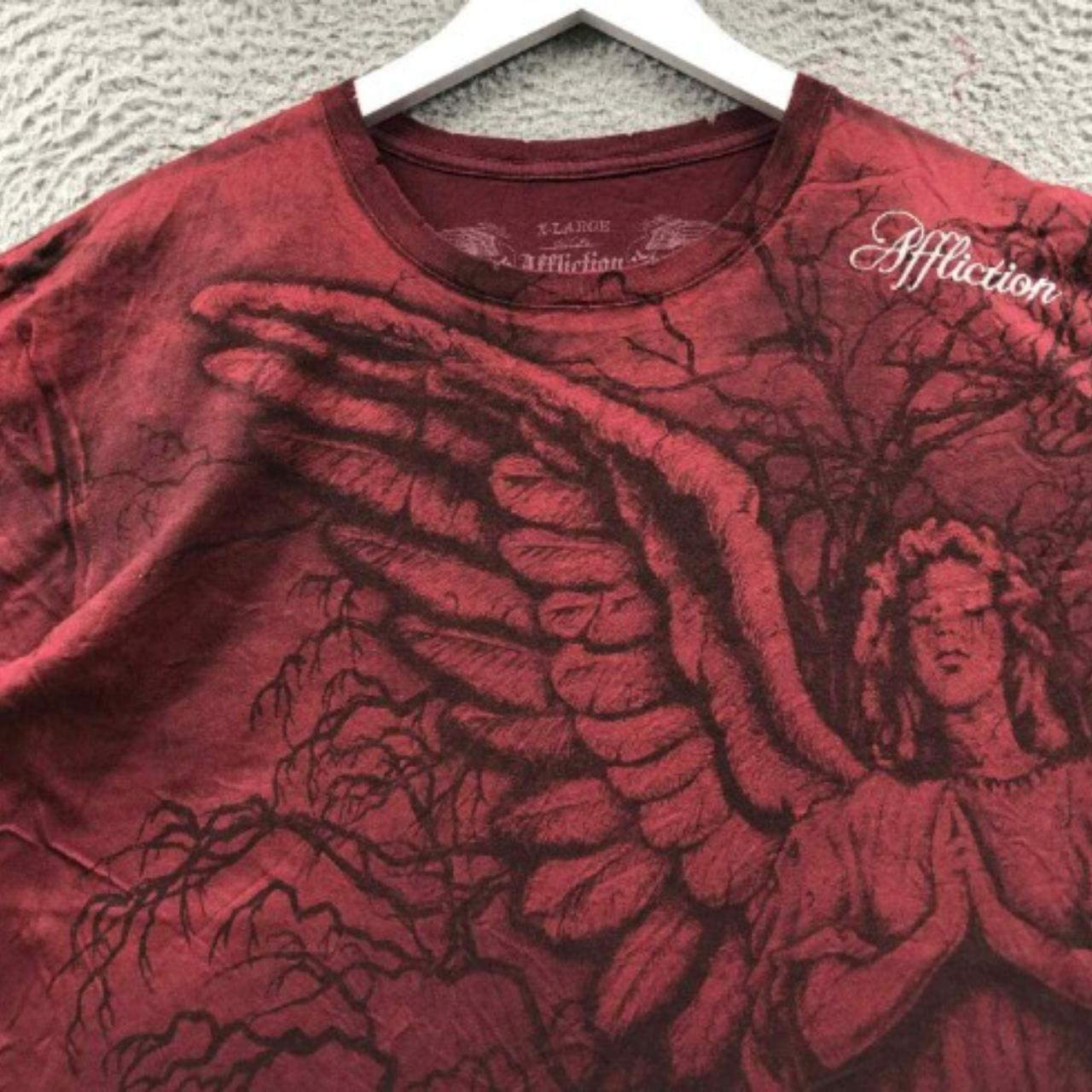 Affliction Crying Angel Vitage XL - Depop