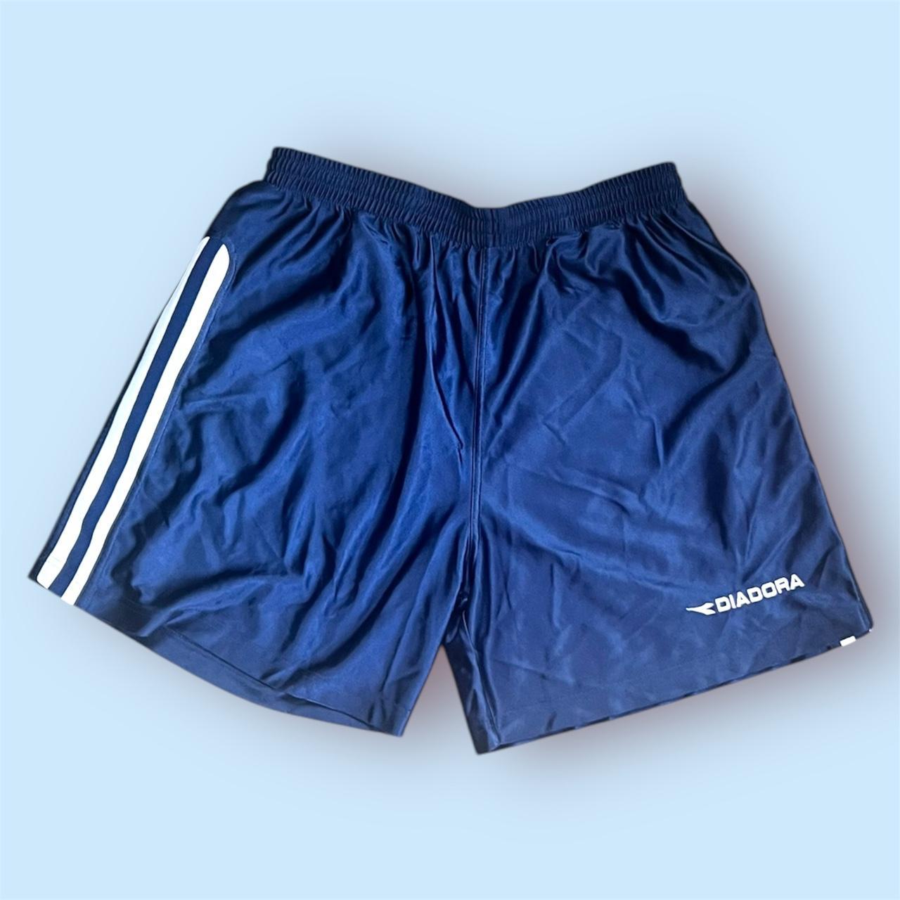 VINTAGE soccer shorts from DIADORA. 70s-80s poly... - Depop