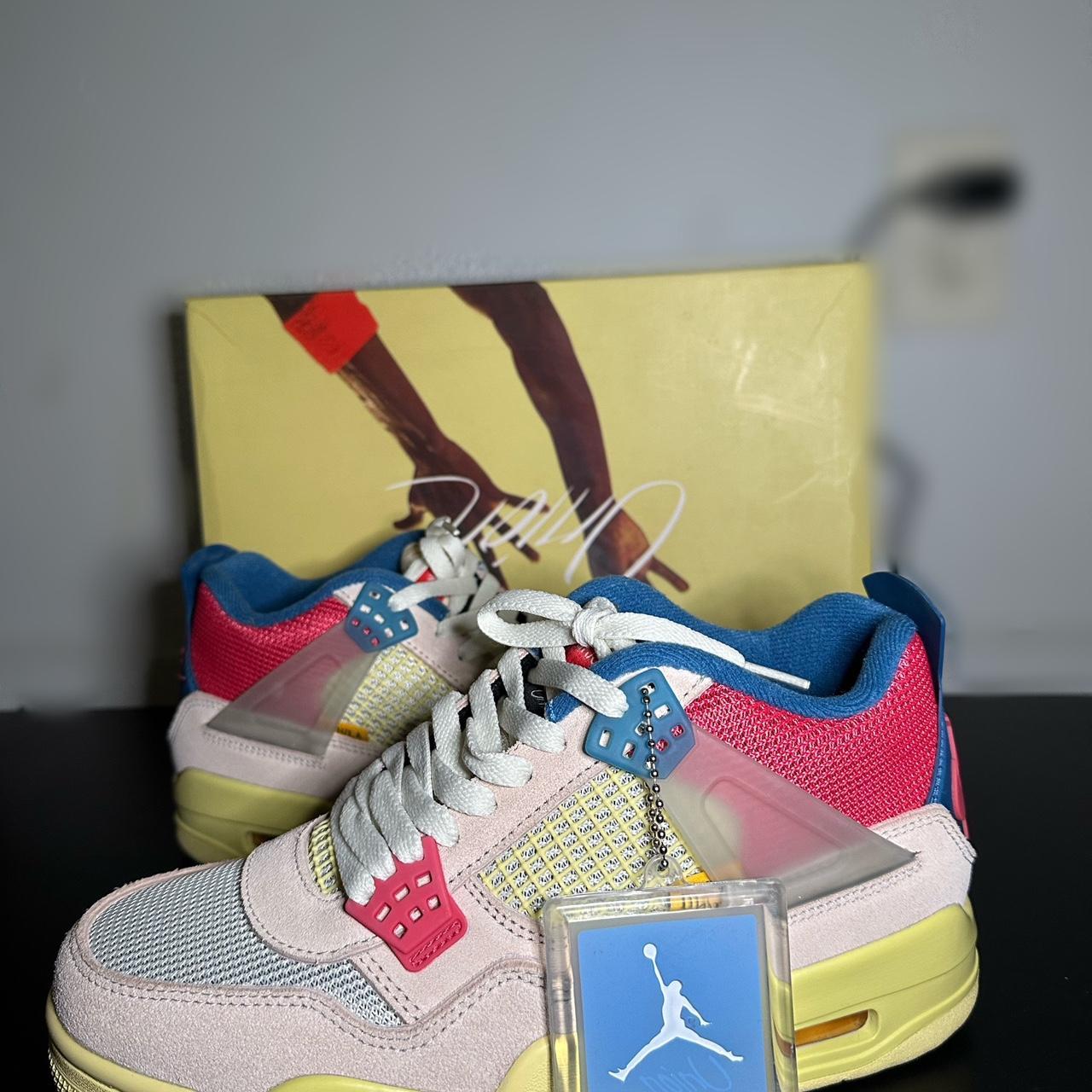 Air Jordan 4 Retro Union LA Guava Ice - Depop