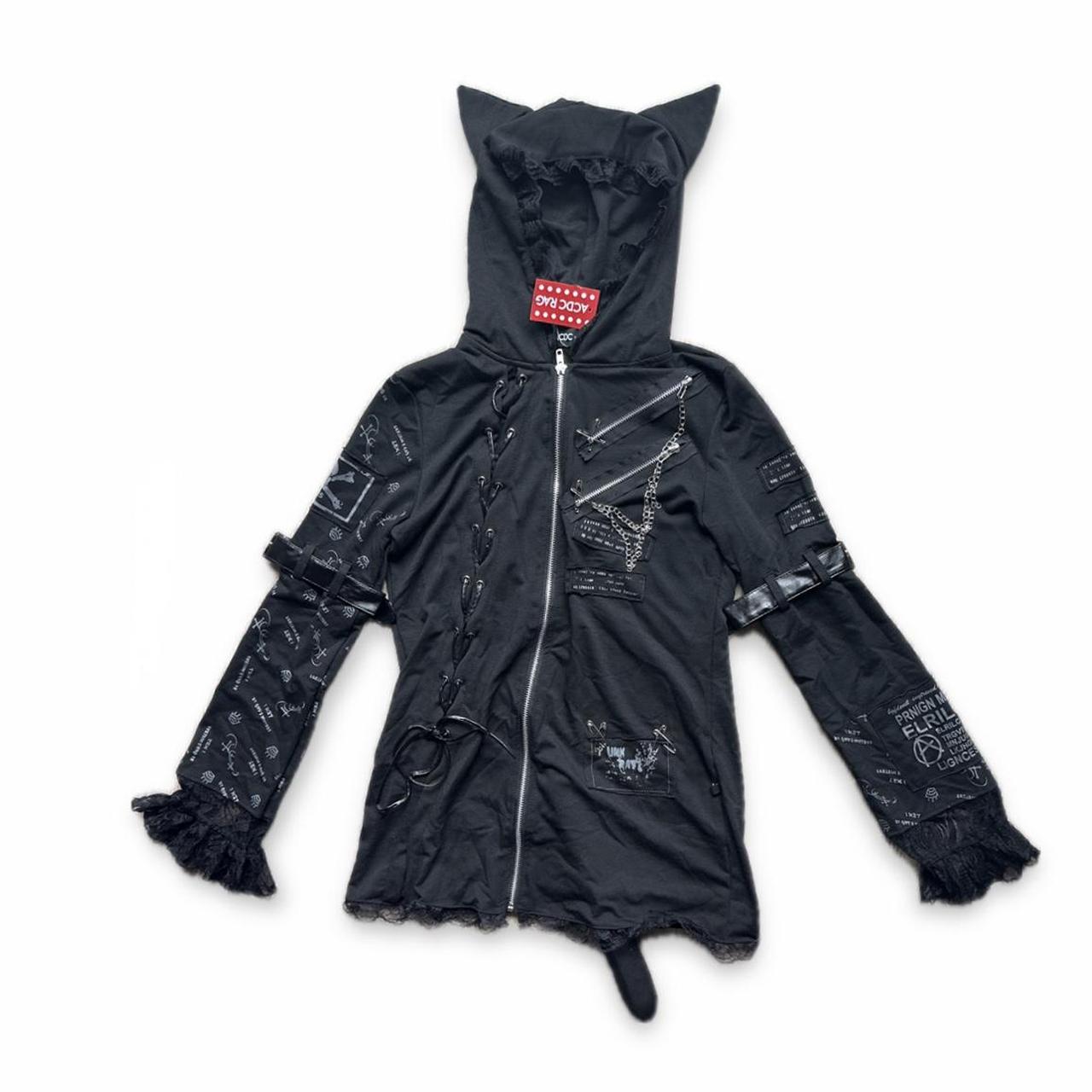 Nwt acdc rag punk cat jacket #vkei #jfashion #punk... - Depop