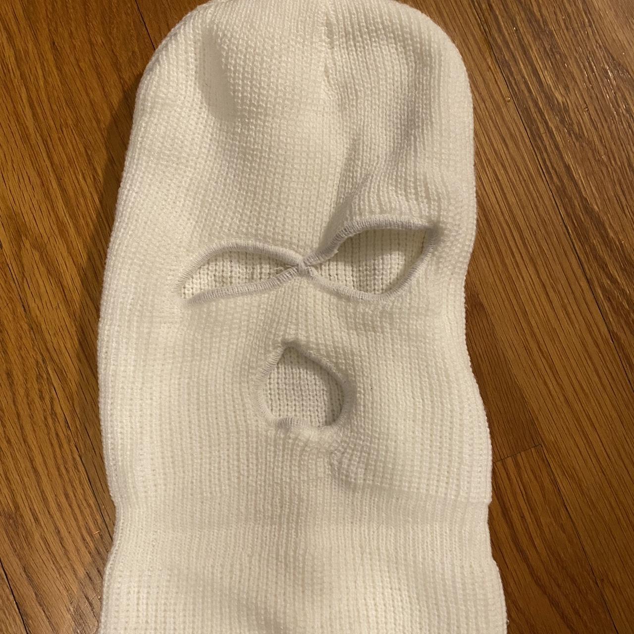 White ski mask - Depop