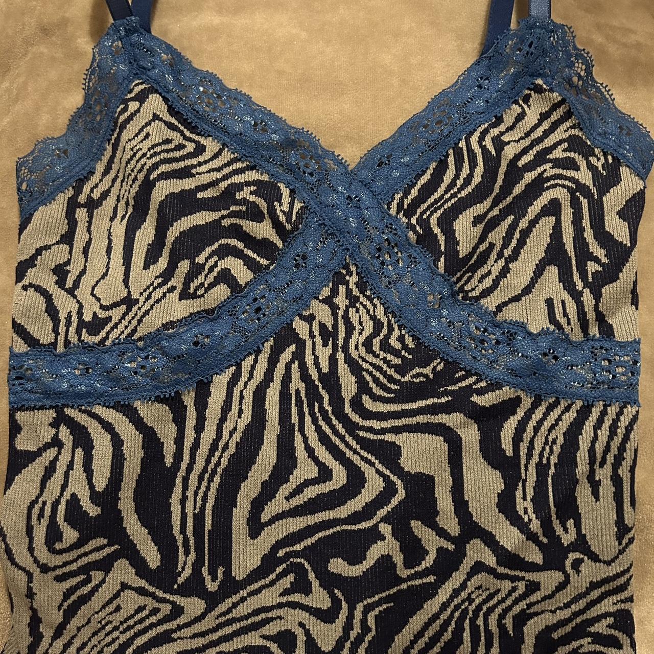 Urban outfitters cami zebra print . Barely worn - Depop