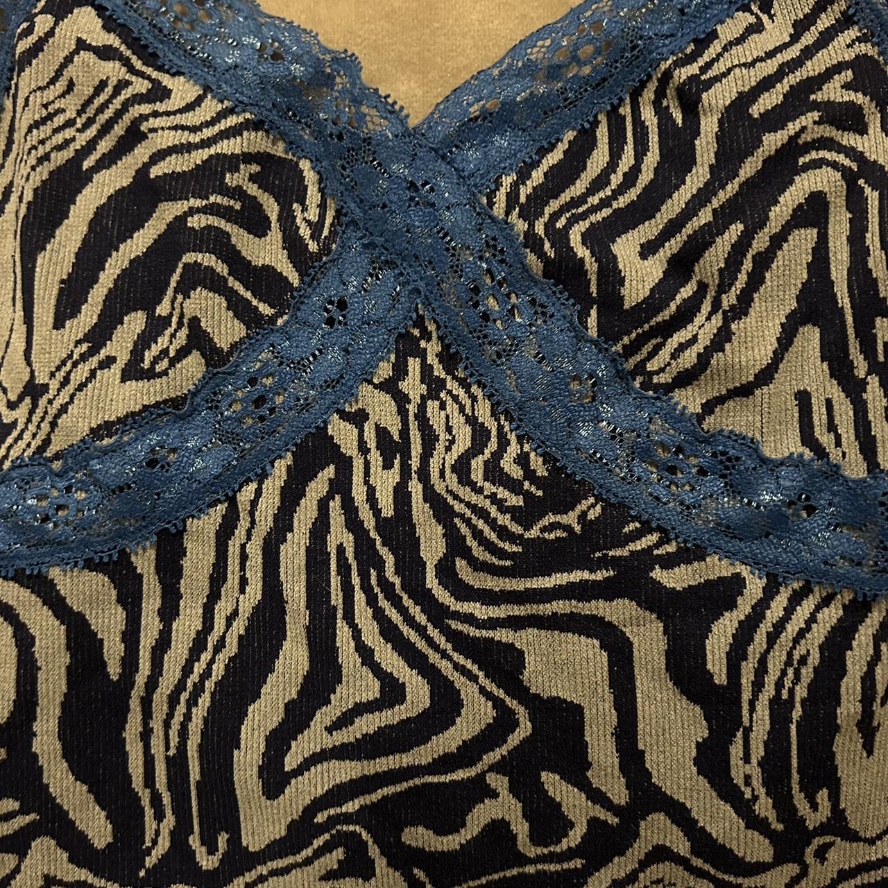 Urban outfitters cami zebra print . Barely worn - Depop