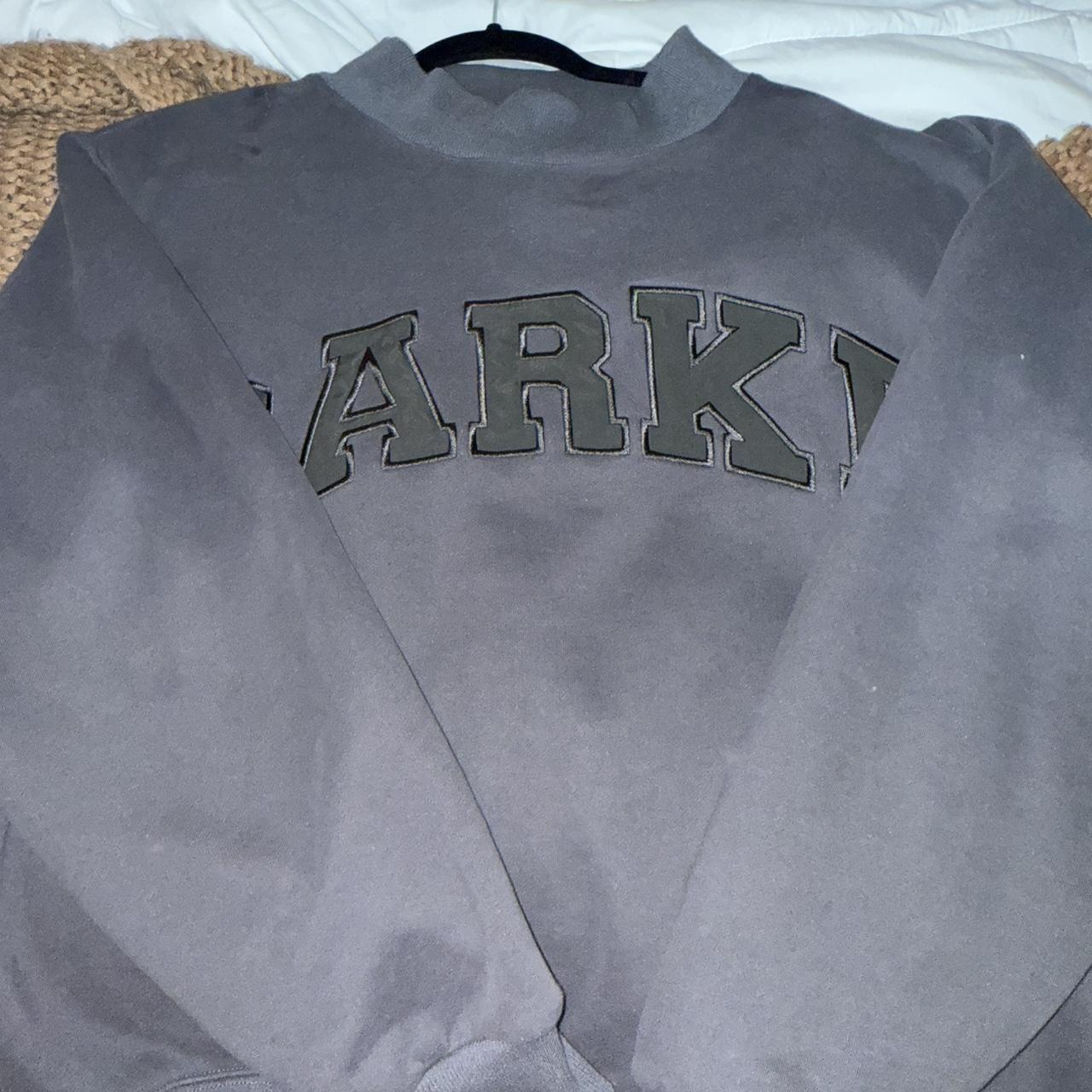 parke tonal mockneck ! size L/XL. small stain on front | Depop