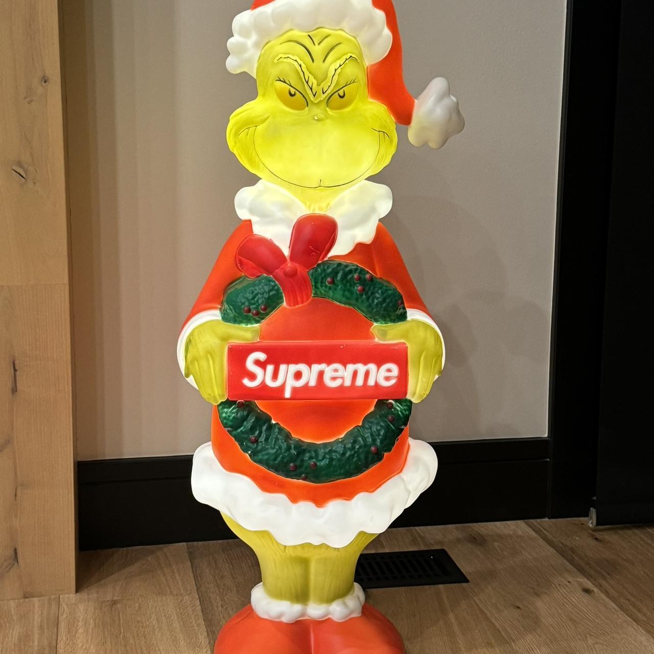 Supreme light up grinch perfect Christmas... | Depop