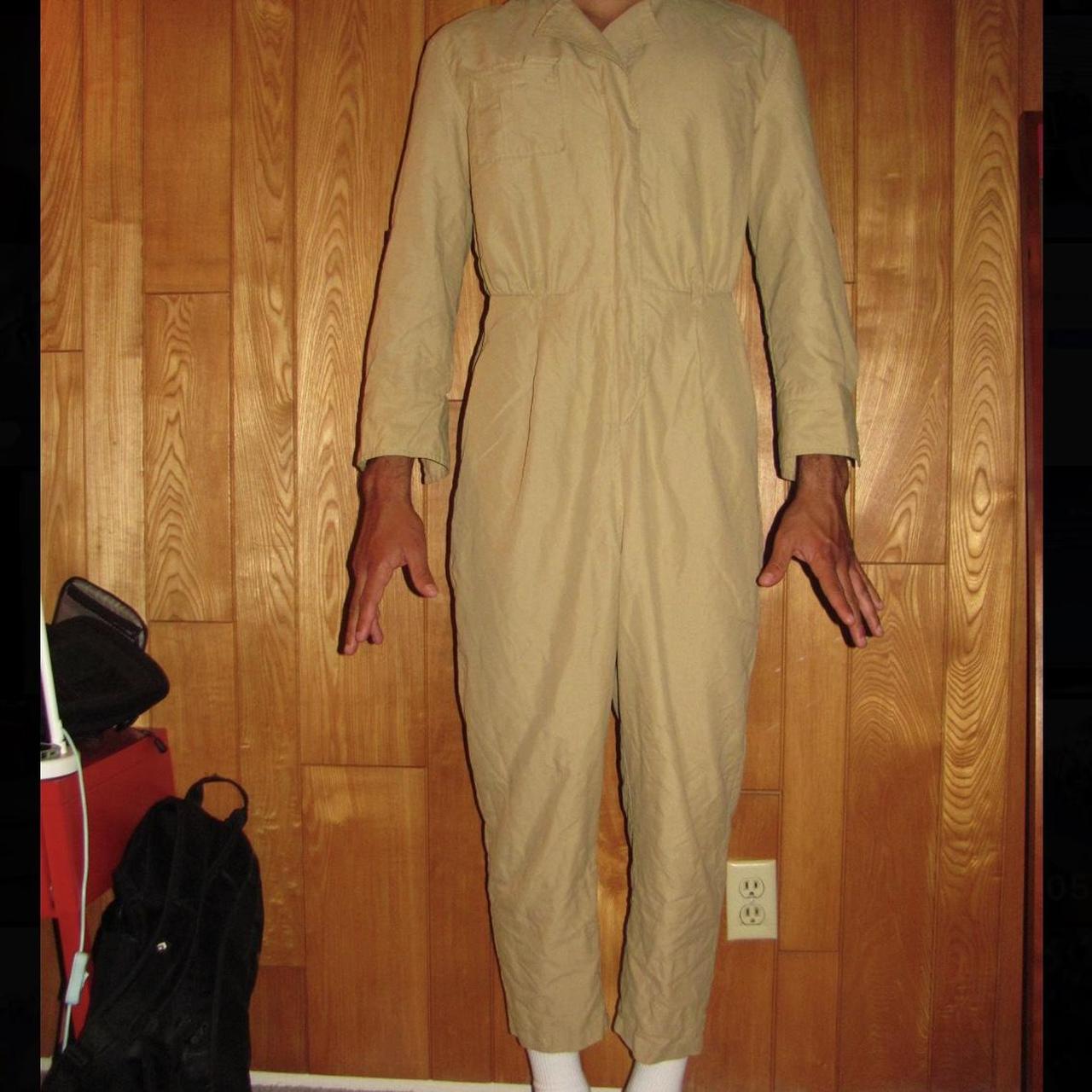 Men's Tan Jumpsuit | Depop