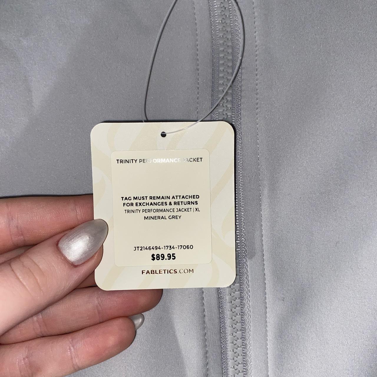 Fabletics Women's Grey Jacket | Depop