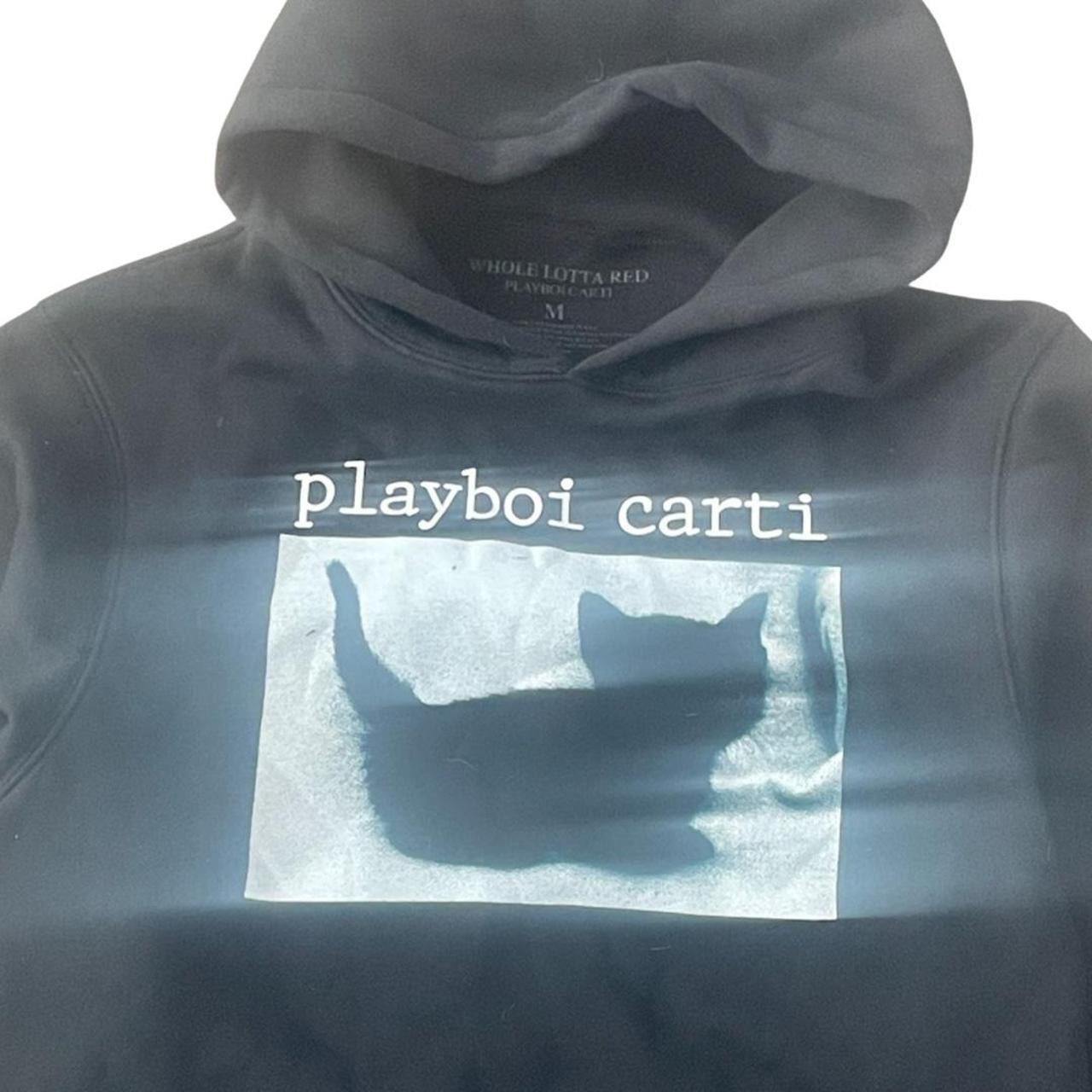 Playboy Carti Reflective Cat Hoodie. This is an... - Depop