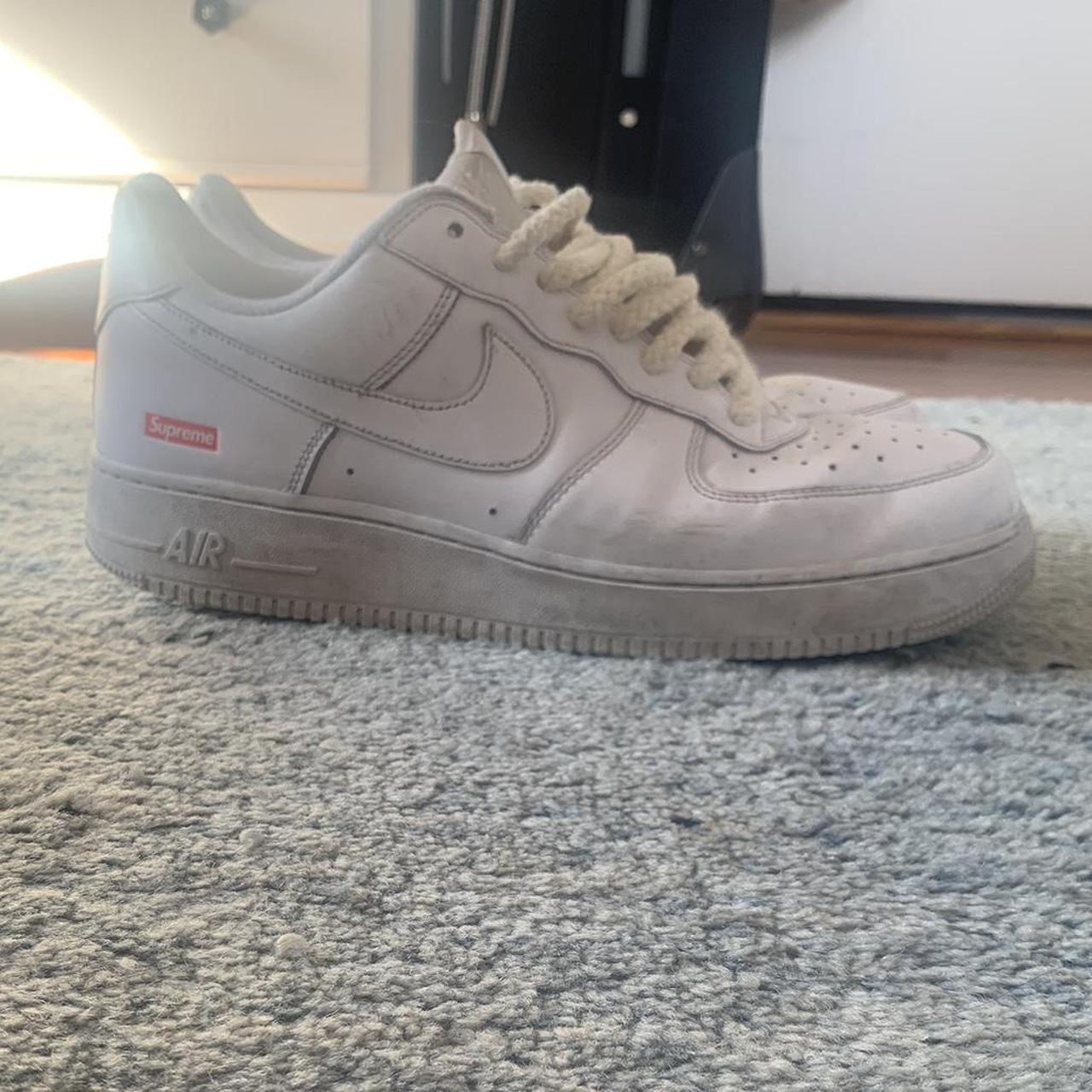 Supreme AF1 Good condition Size 12 Rope laces - Depop