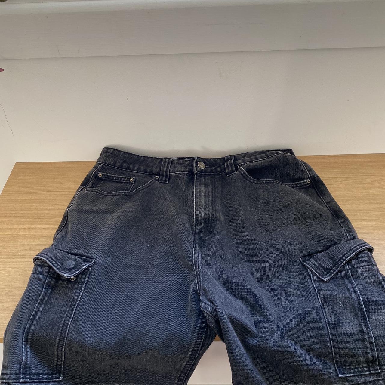 Black Absemt Jorts Great condition and hardly used... - Depop