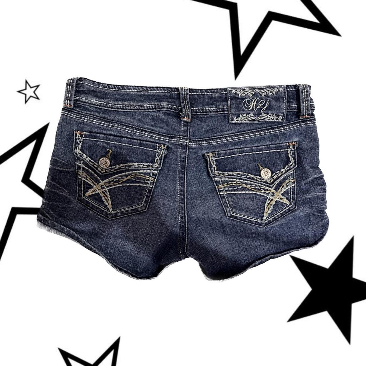 h2j shorts super short low rise early 2000s... - Depop