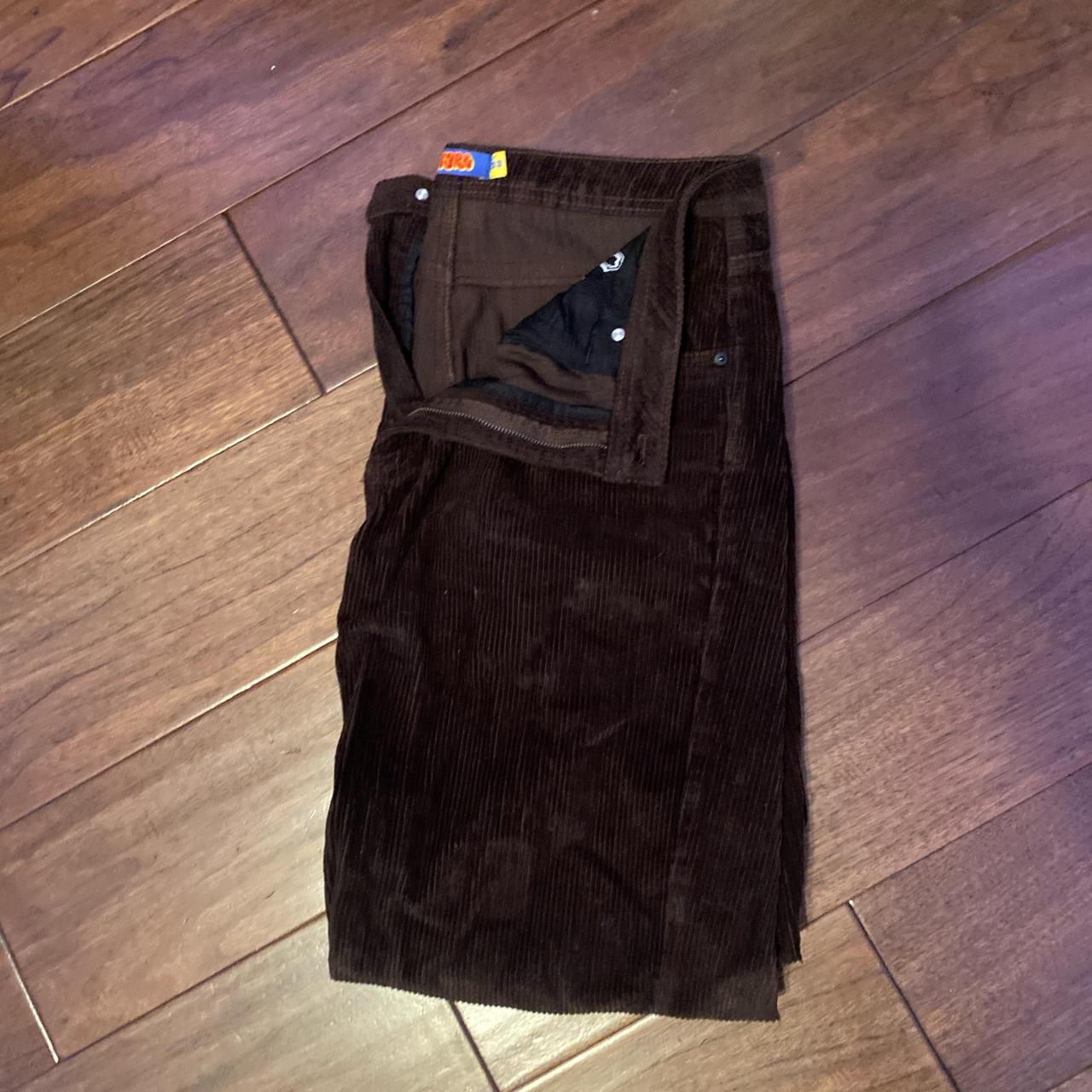 brown corduroy pants empyres size 33 - Depop
