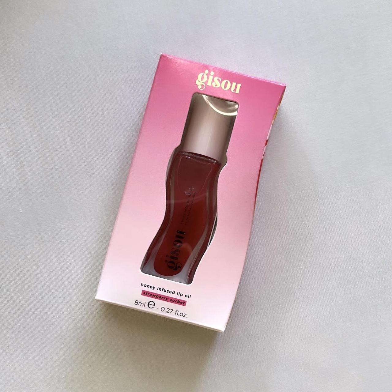 Gisou Honey Infused Lip Oil In Strawberry Sorbet Depop