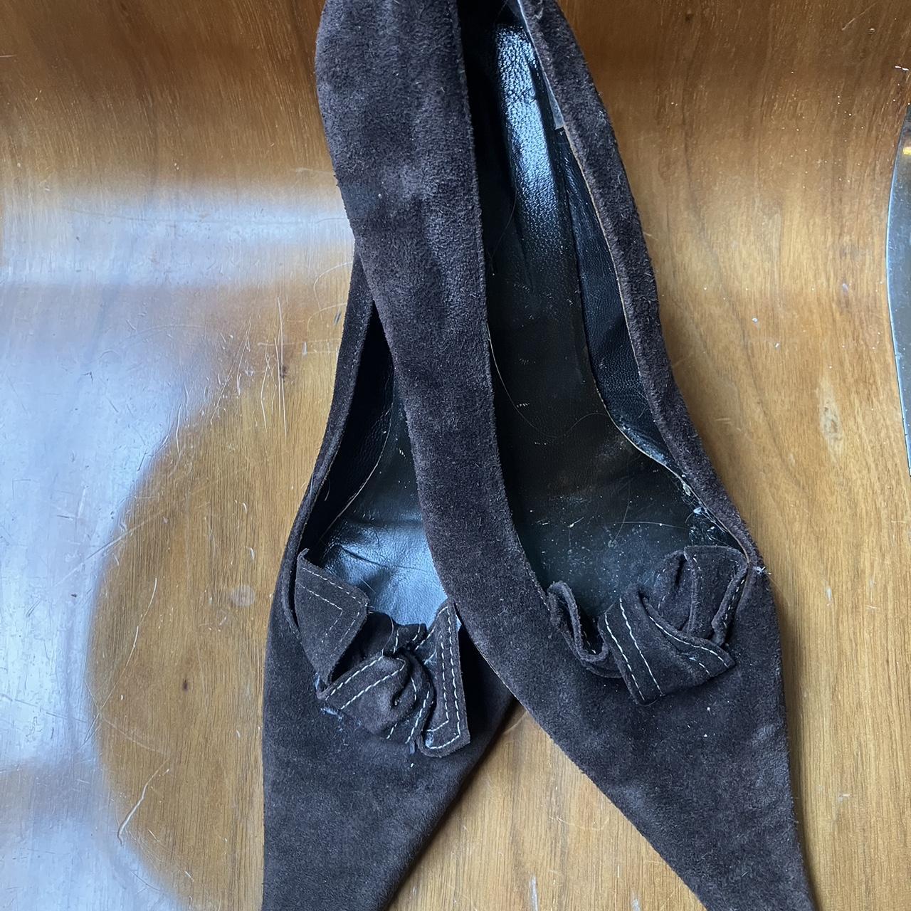 LK Bennett brown suede shoes - Depop