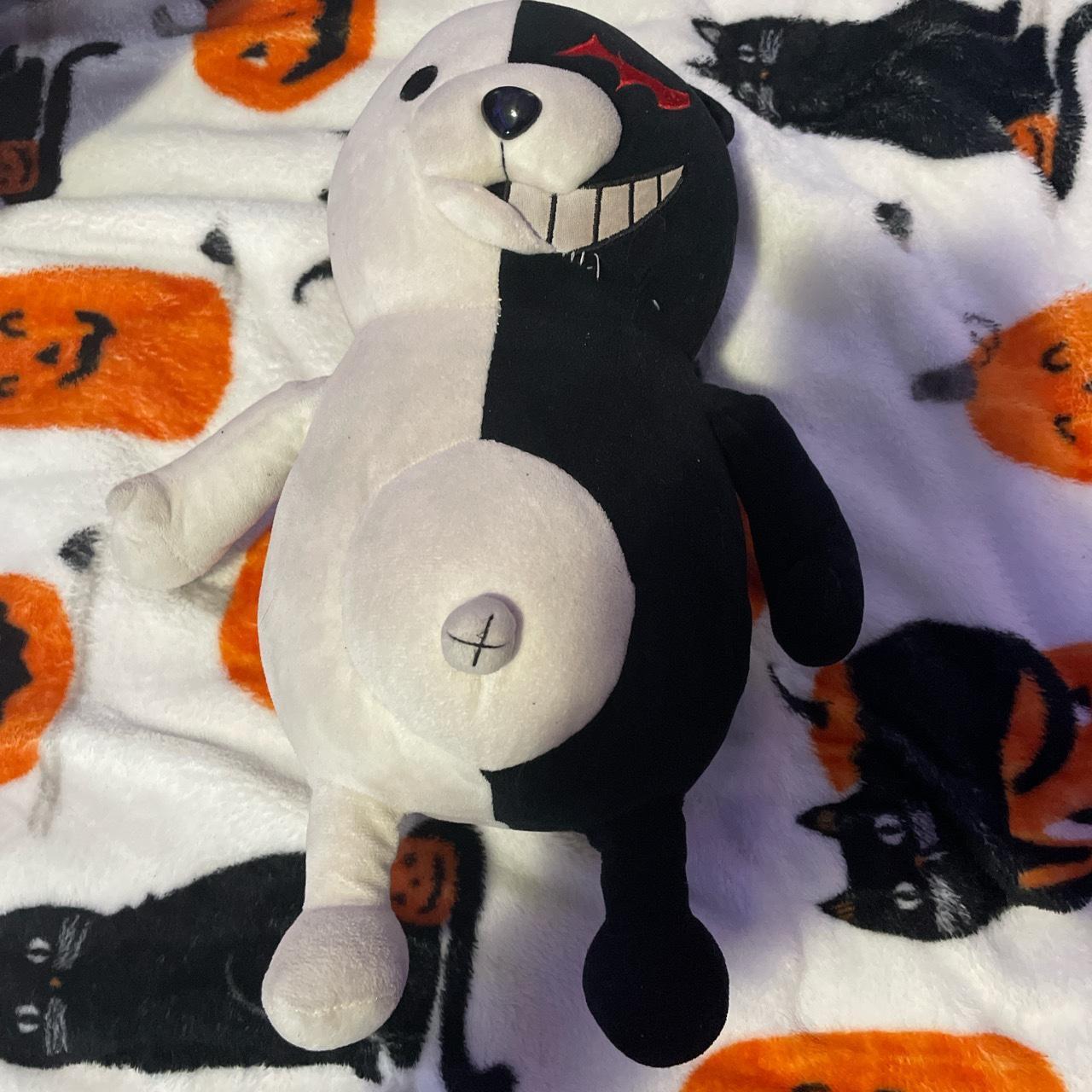 Danganronpa Monokuma Plush Medium Size, flaws shown... - Depop