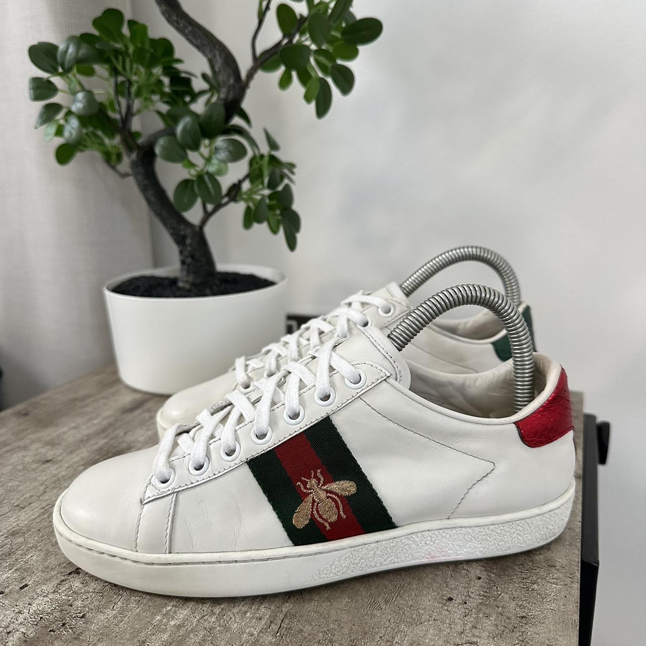 Gucci Women's White Trainers | Depop