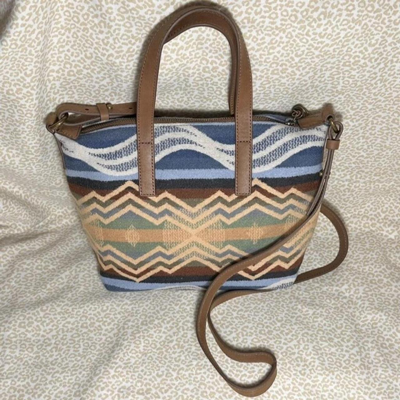 Ugg Pendleton wool and leather crossbody shoulder... | Depop