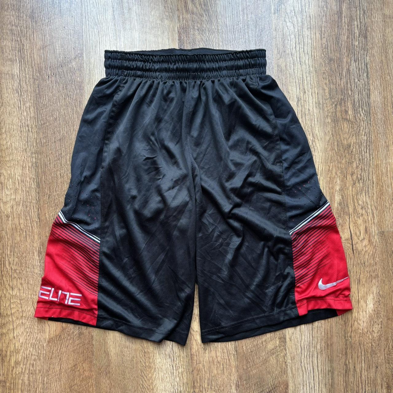 Premium Black & Red Nike Elite Basketball... | Depop