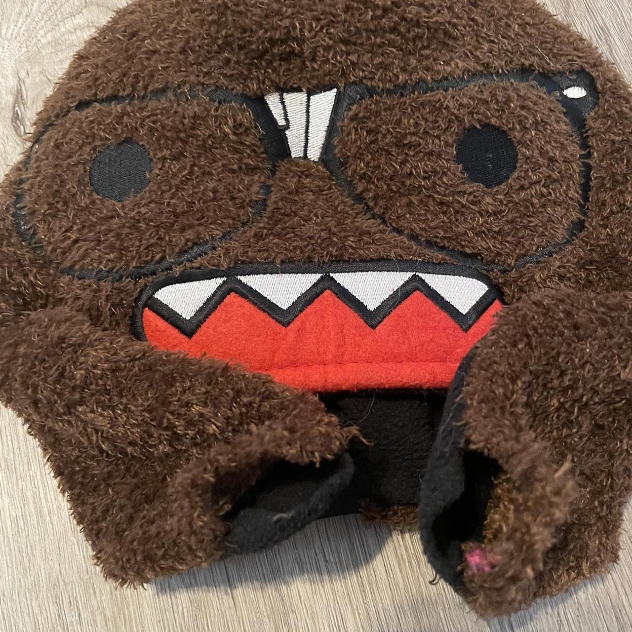 -insanely rare official nerd domo kun beanie -fur... - Depop