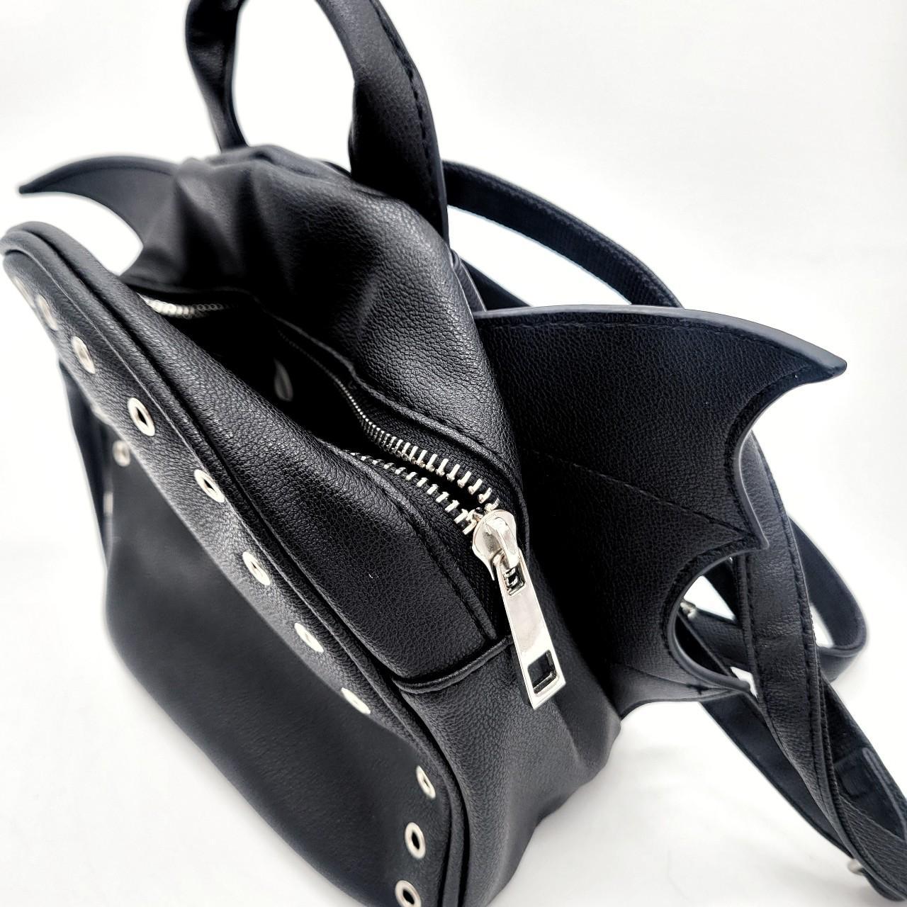 Faux Leather mini bat backpack. This is in mint ... - Depop