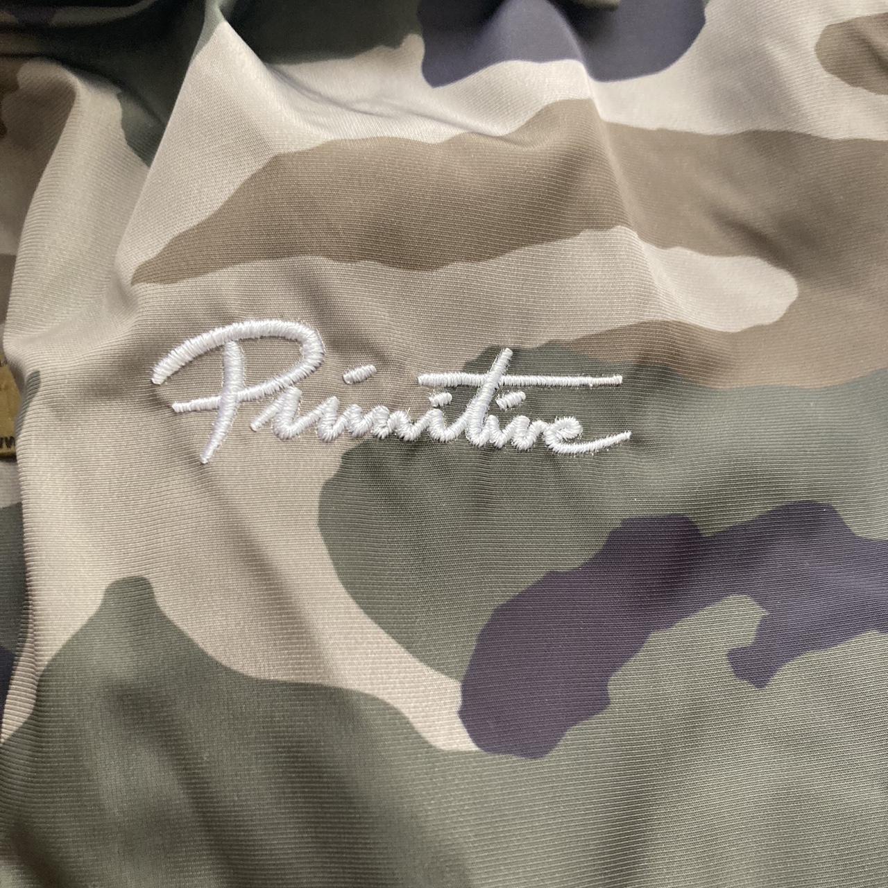 primitive camo windbreaker jacket! in amazing... - Depop