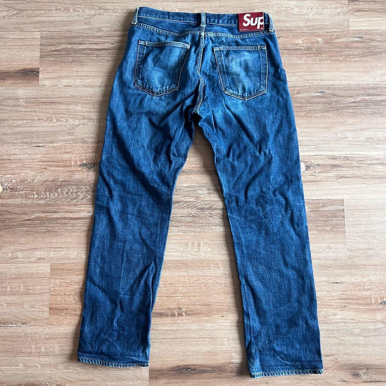 Great condition and fade #supreme #jeans #denim... - Depop