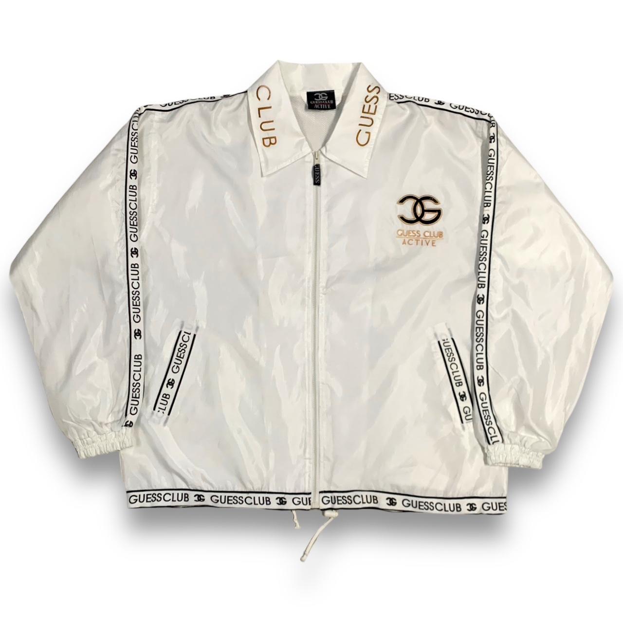 Y2K Guess Club Active Big Logo Embroidered... - Depop