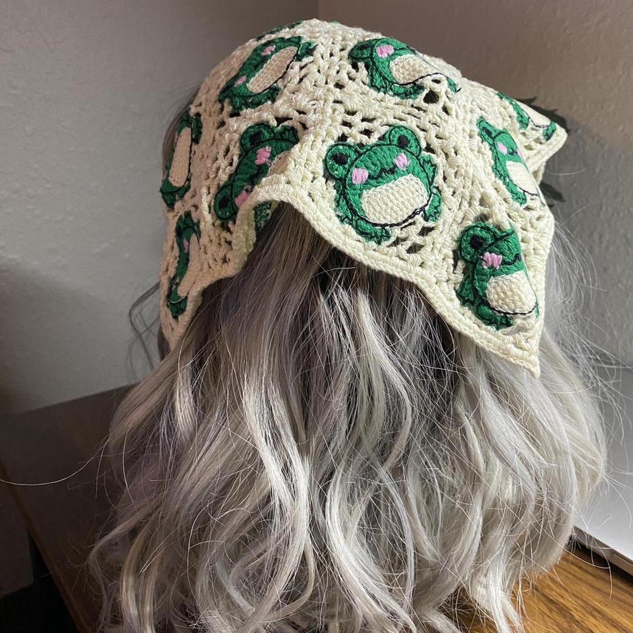 Frog Bandana 🐸 Good condition Super adorable... - Depop