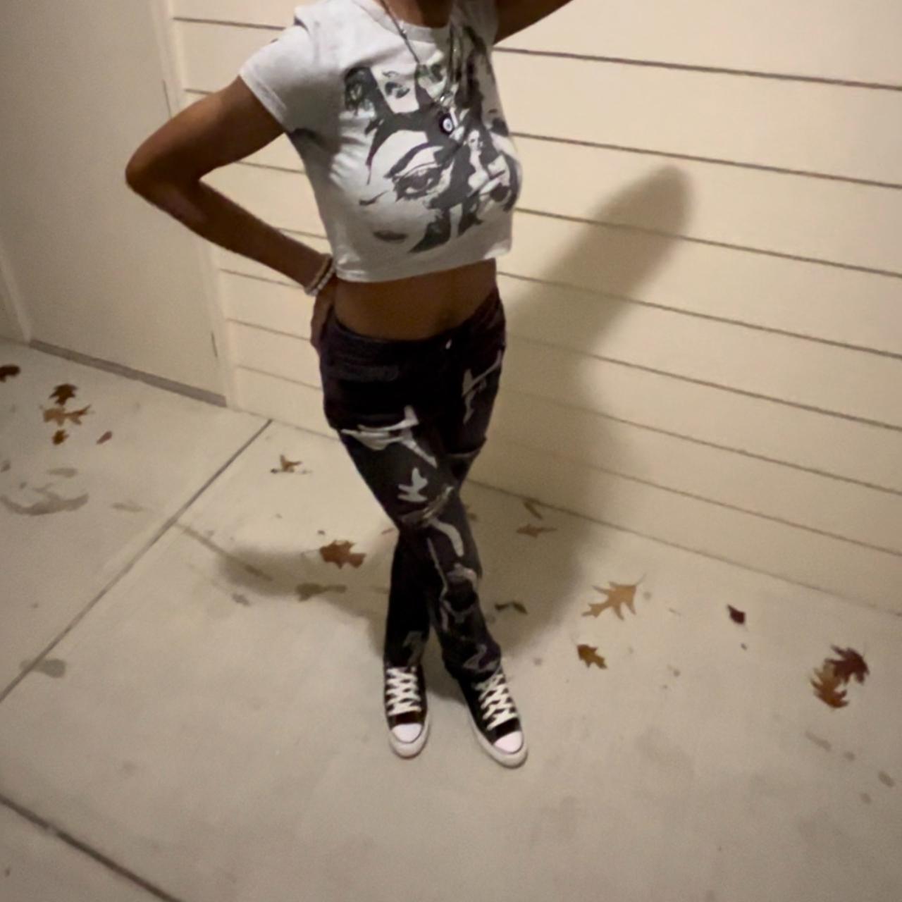 SHEIN Men's Grey and Black Jeans | Depop