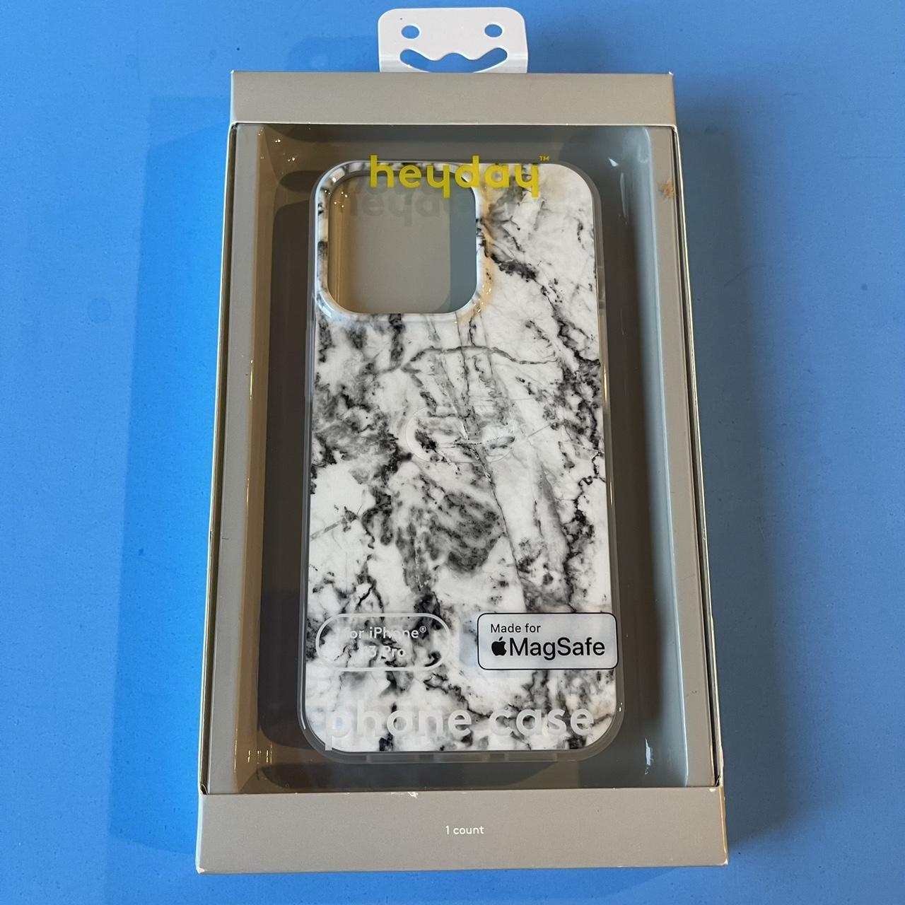 HEYDAY CASE FOR MAGSAFE - WHITE & GREY MARBLE... - Depop