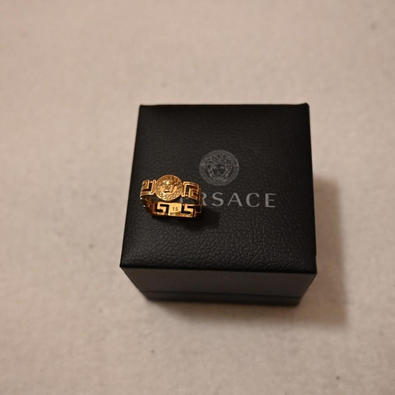Versace Ring in Perfect Condition With Original Box - Depop
