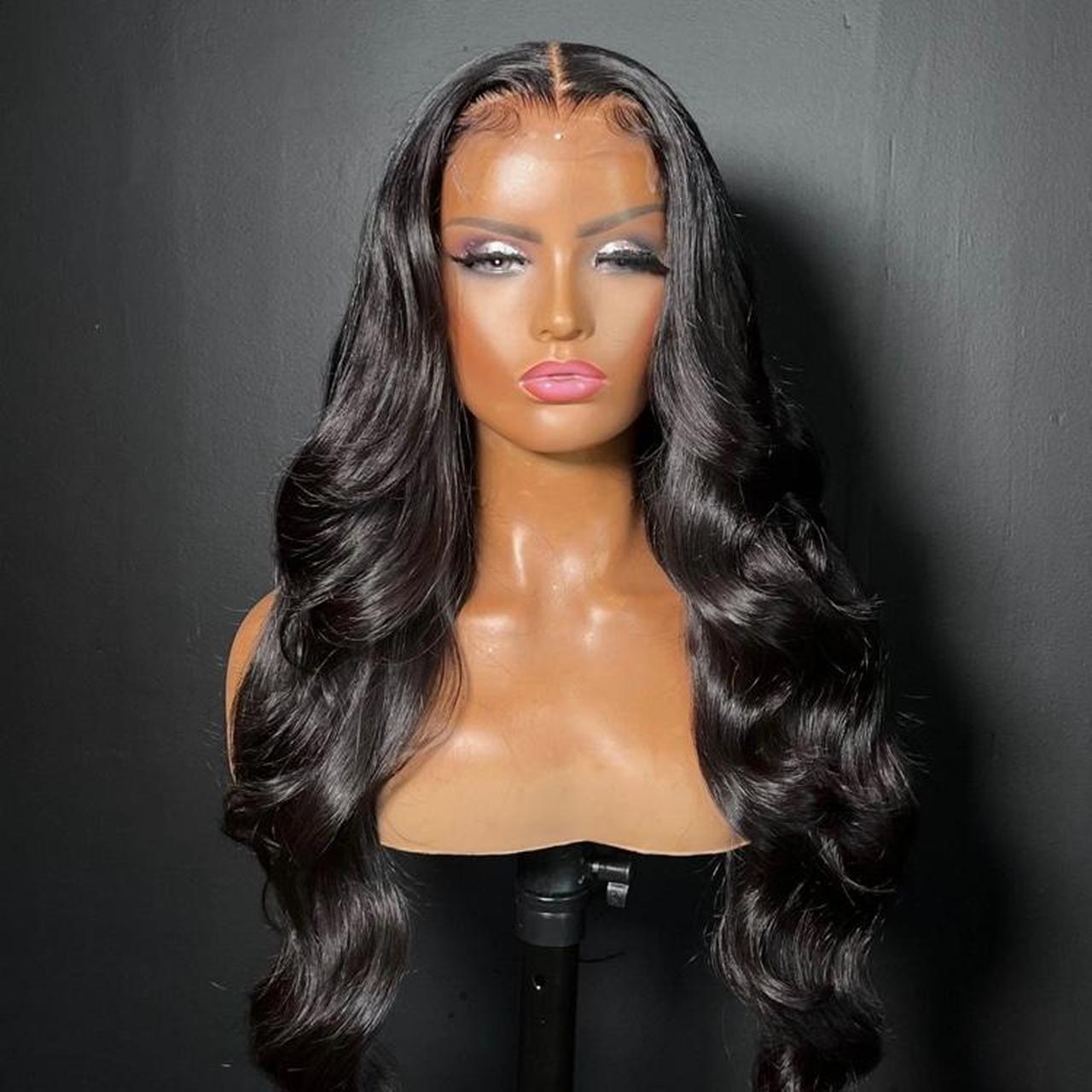 100% Human Hair Wig 28 inches Body Wave CLICK THE... - Depop