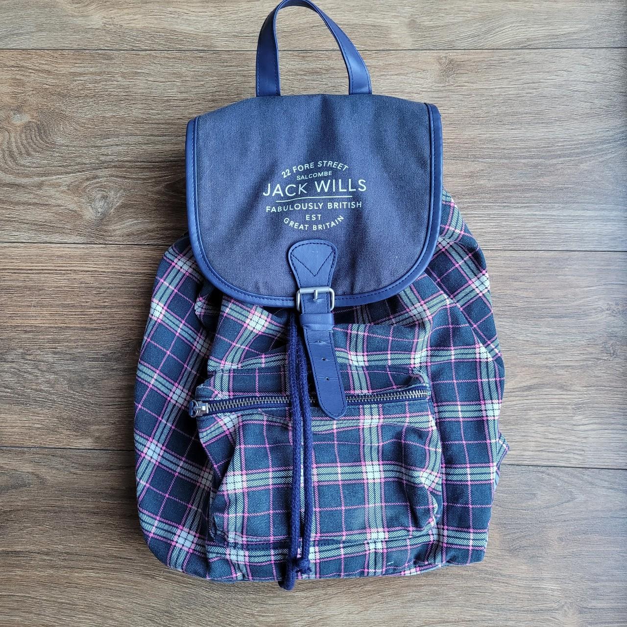 Jack Will Backpack. Main section has a Toggle &... - Depop