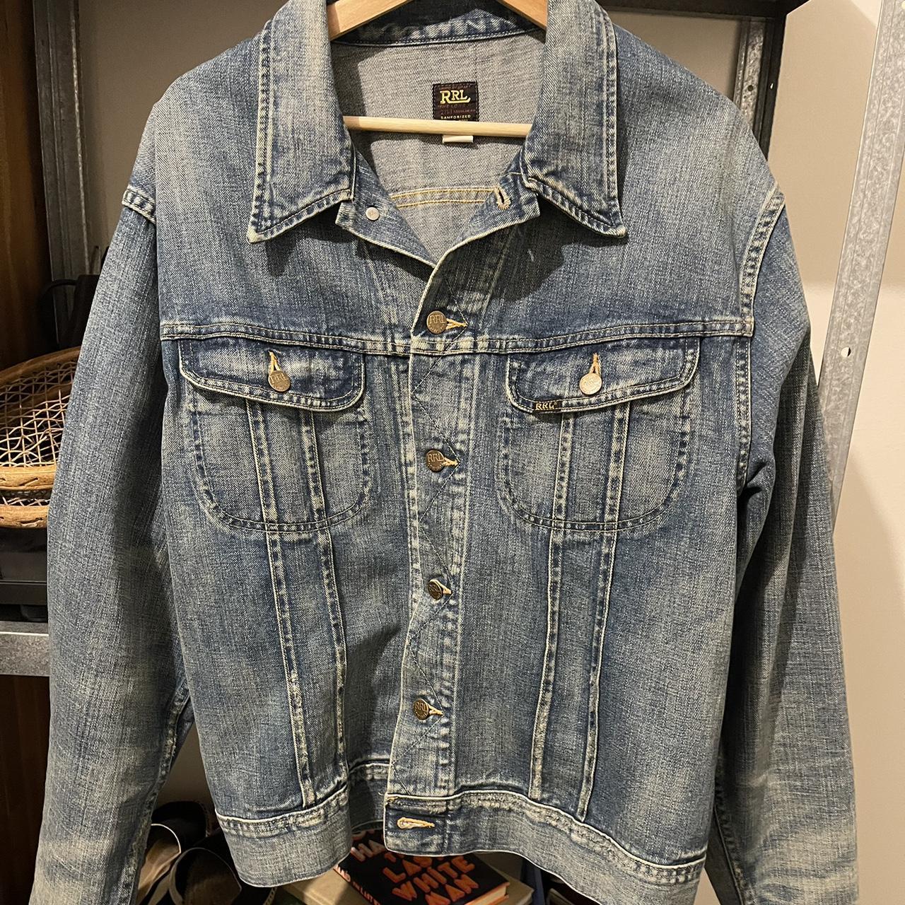 RRL Sanforized Denim Jacket Incredible... - Depop