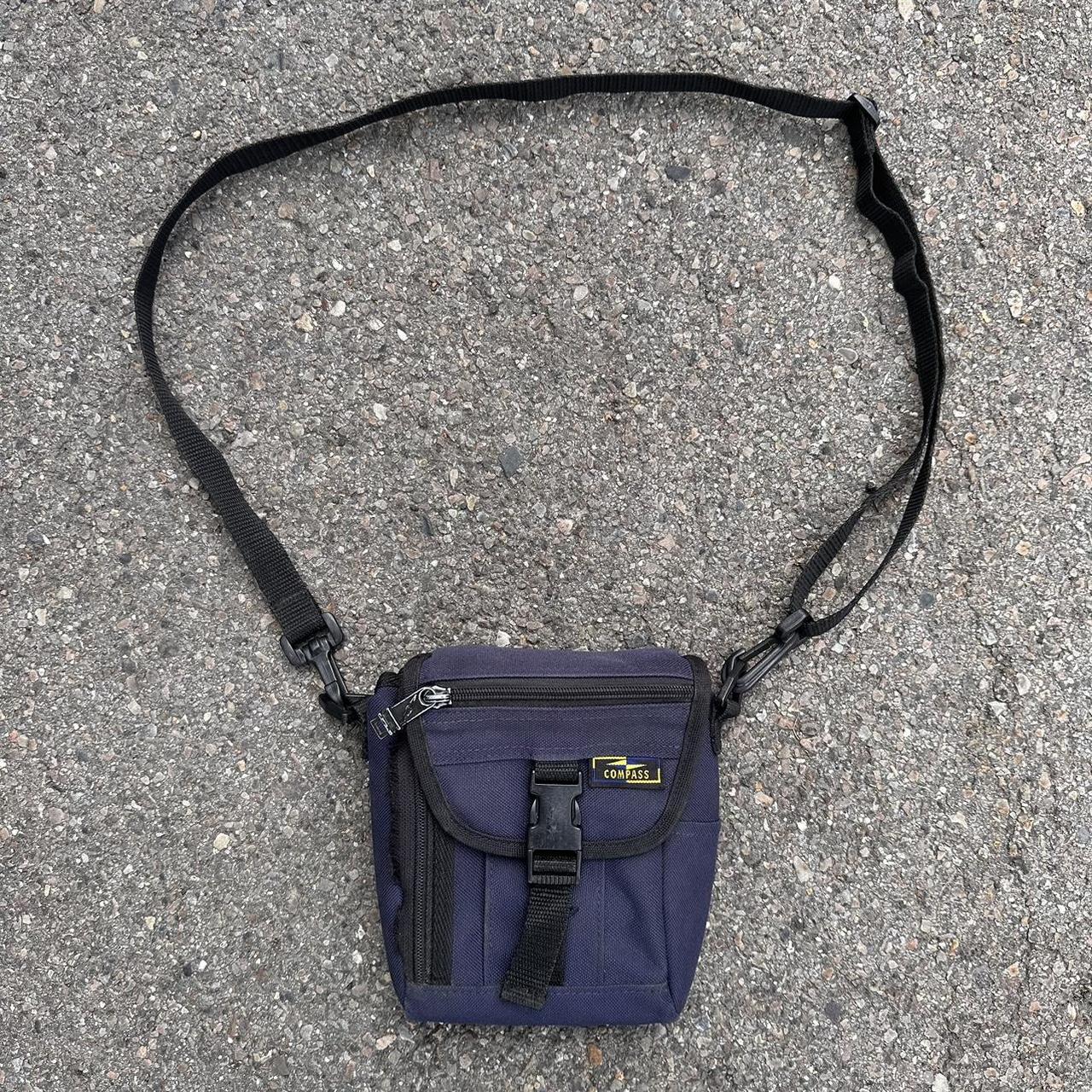 Vintage Compass Shoulder Bag Compact Utility... - Depop