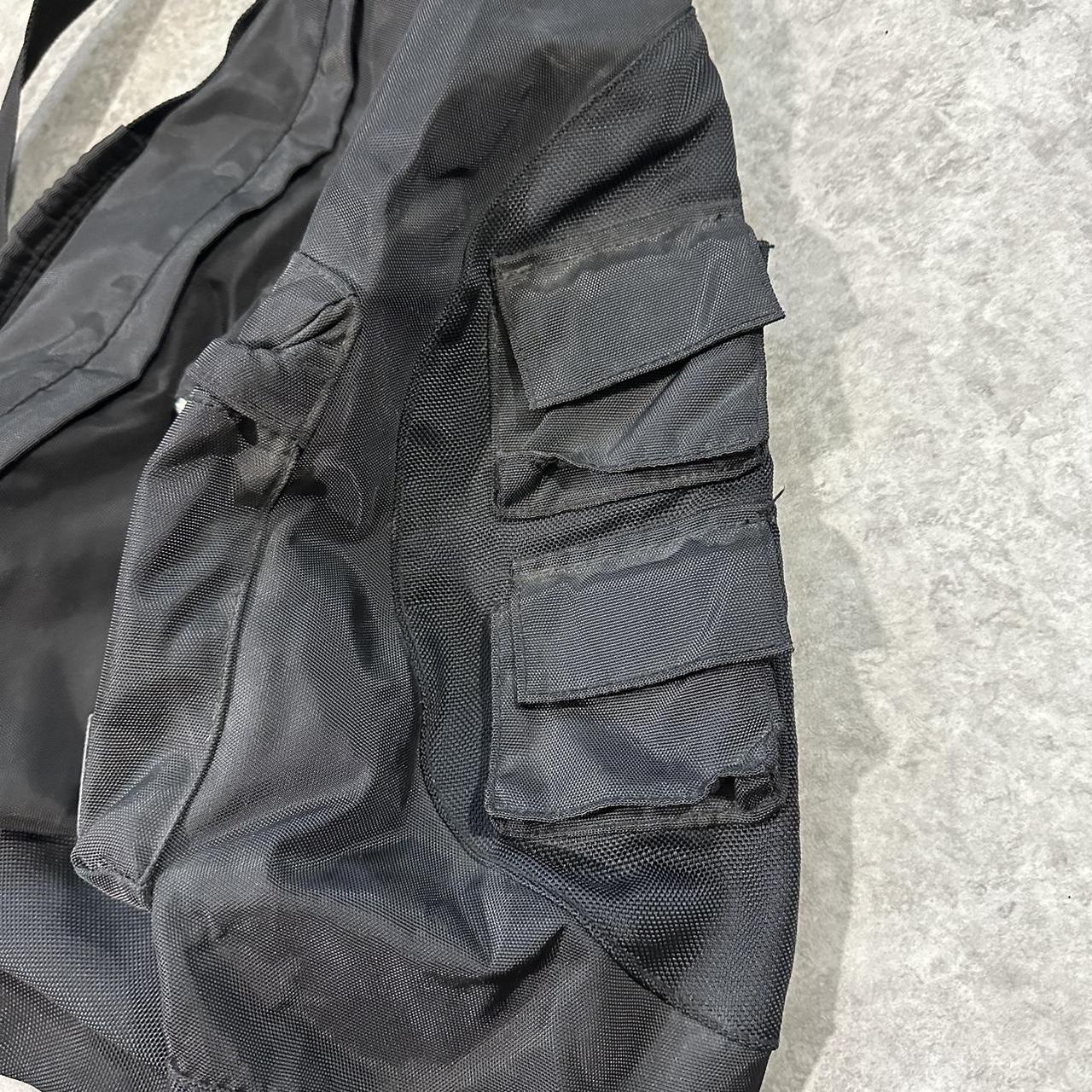 Vintage Y2K Gap Sling Bag Backpack Black Nylon... - Depop