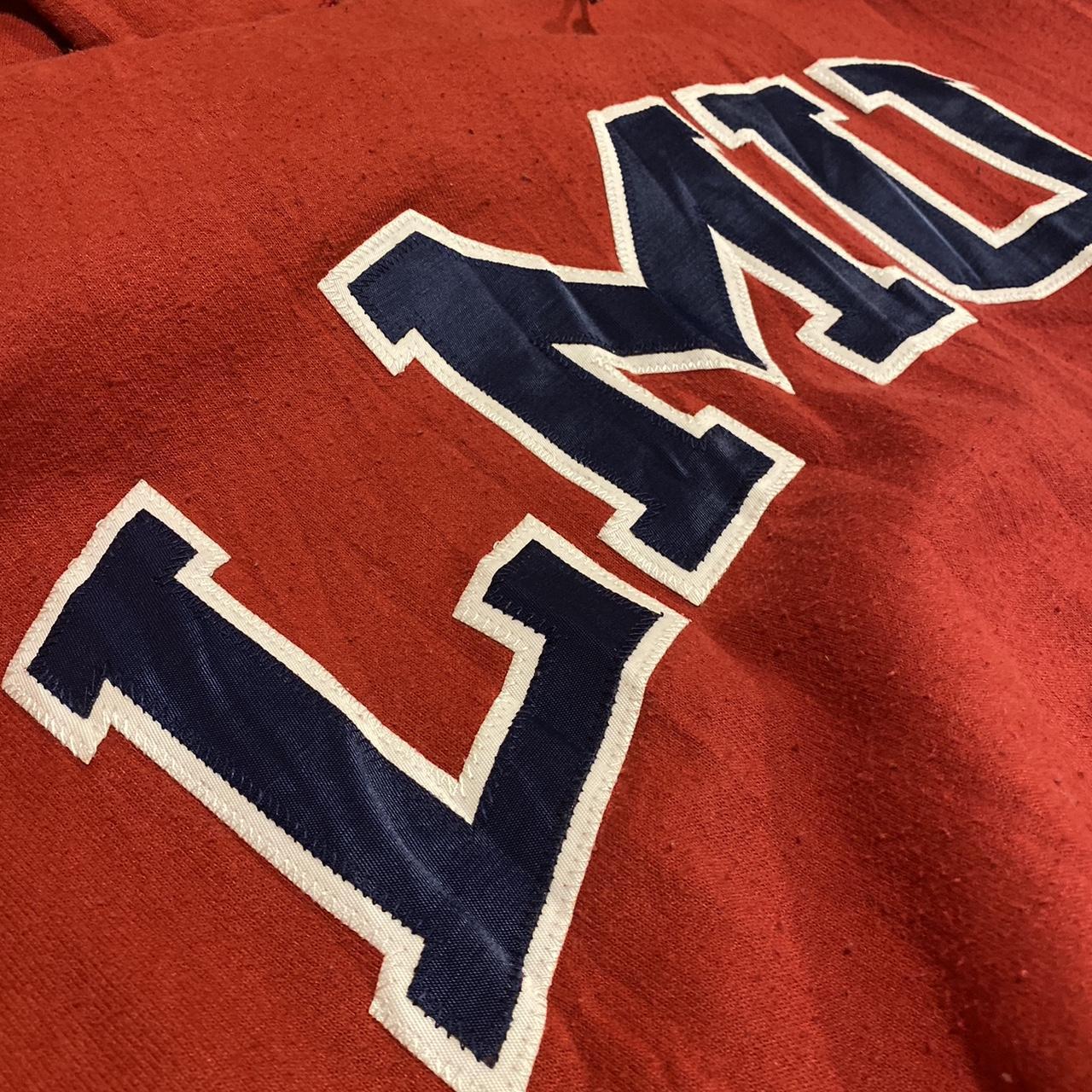 Red Champion LMU American College Hoodie • Great... - Depop