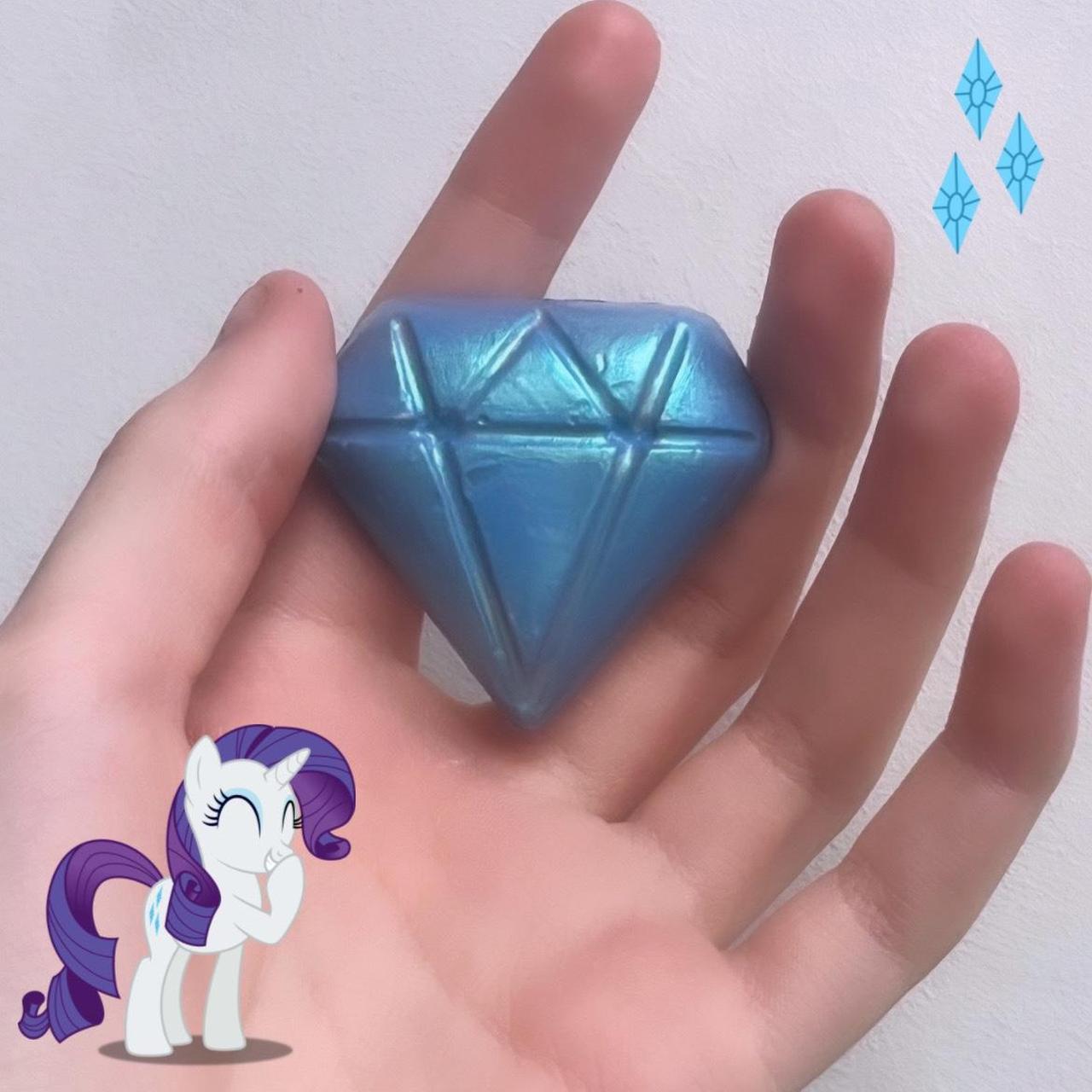 Rarity MLP pin badge - cosplay accessories rarity... | Depop