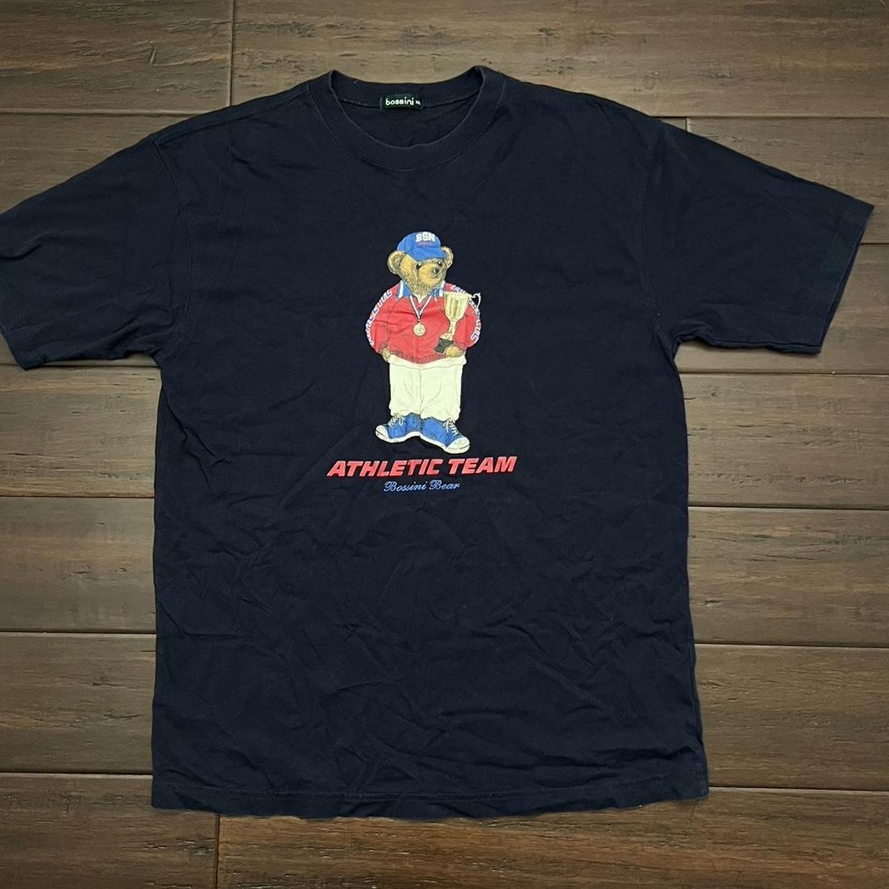 Vintage Bossini Bear Tee Size: XL In really good... - Depop