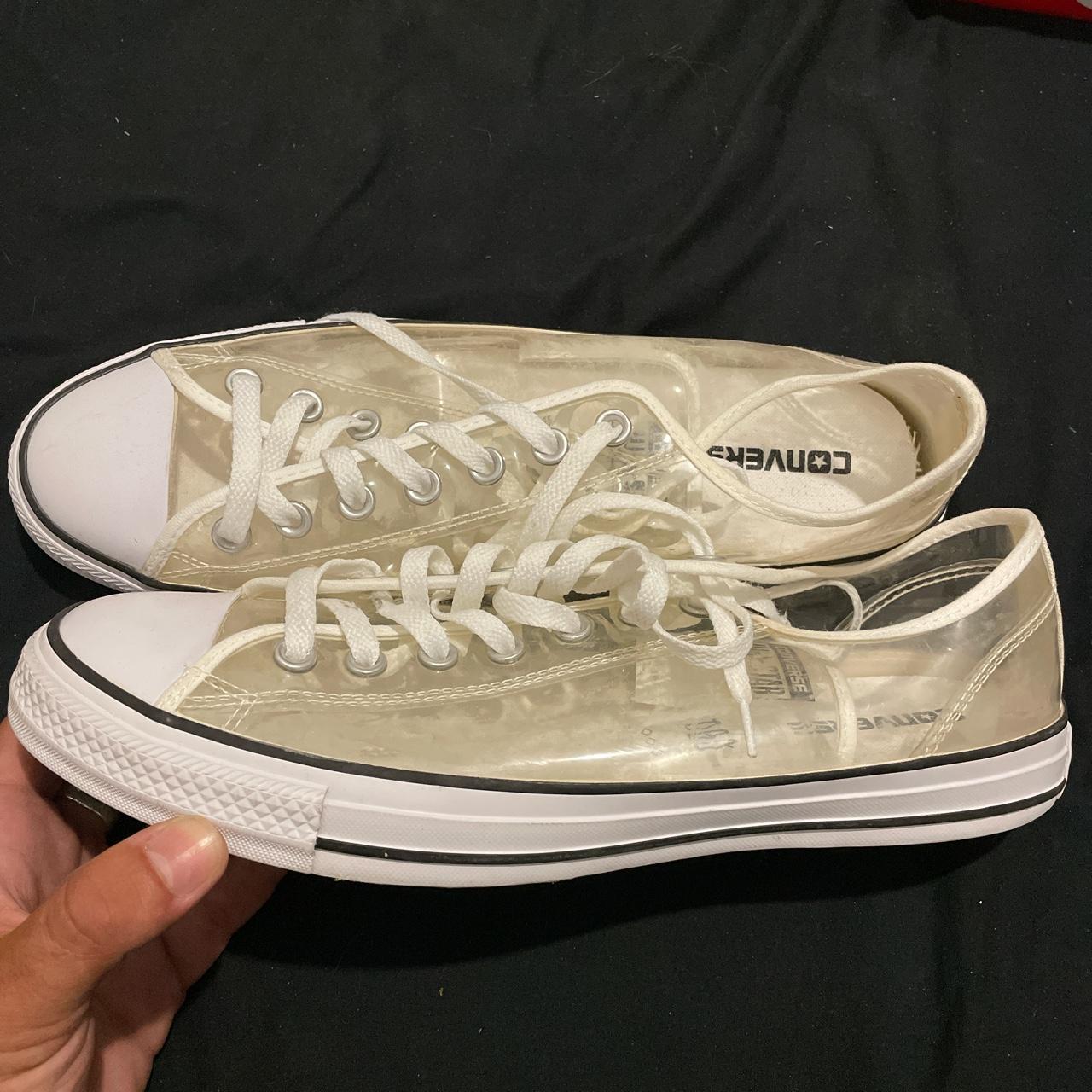 Converse all star clear/transparent Good condition... - Depop