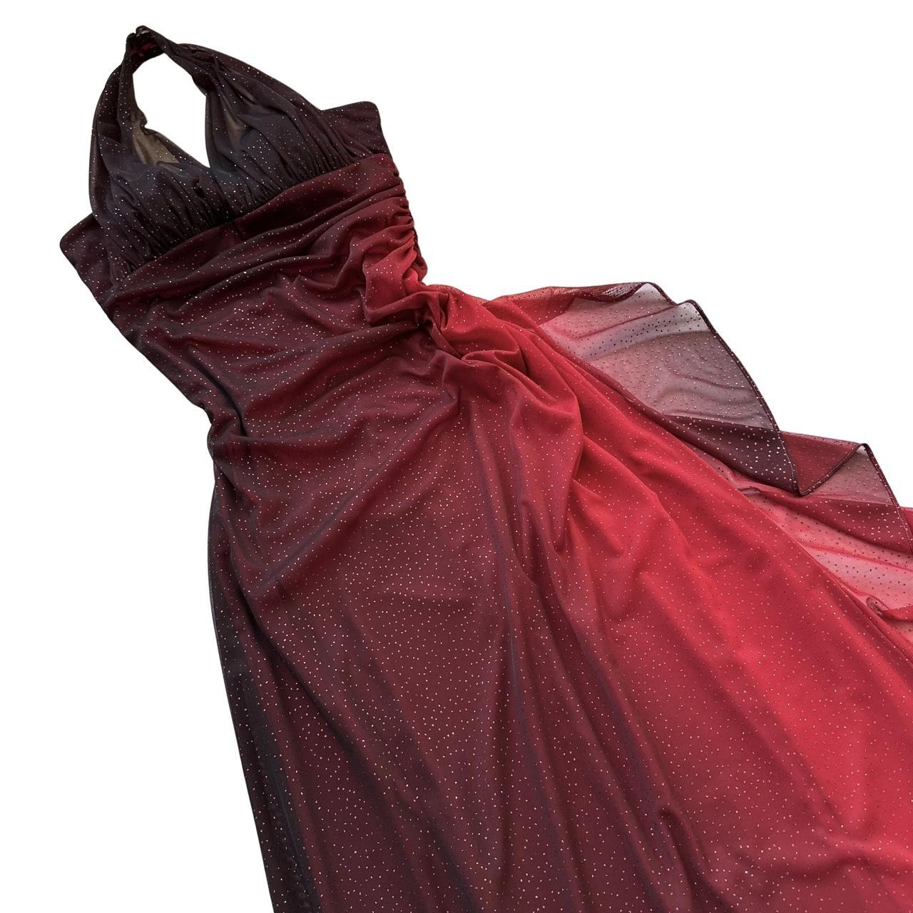 SKU F7 Vampy Ombré Gothic Mesh Evening Dress Prom... - Depop