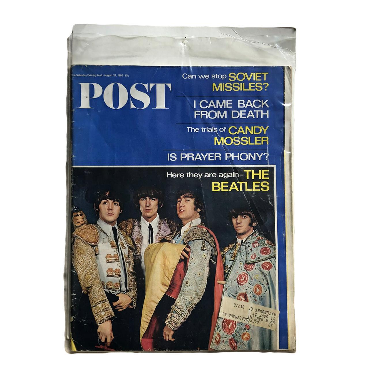1966 Beatles Cover & Article Saturday Evening Post... - Depop