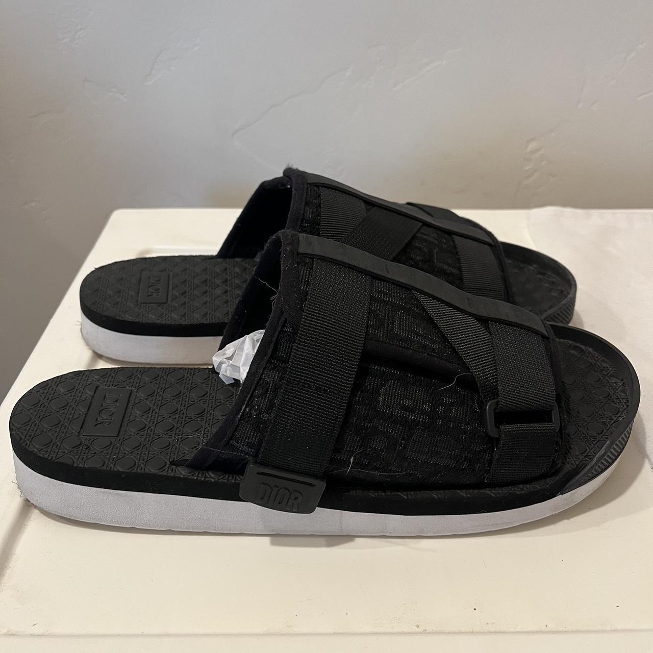 Dior slides Black Size 42 8.5-9 Great condition,... - Depop