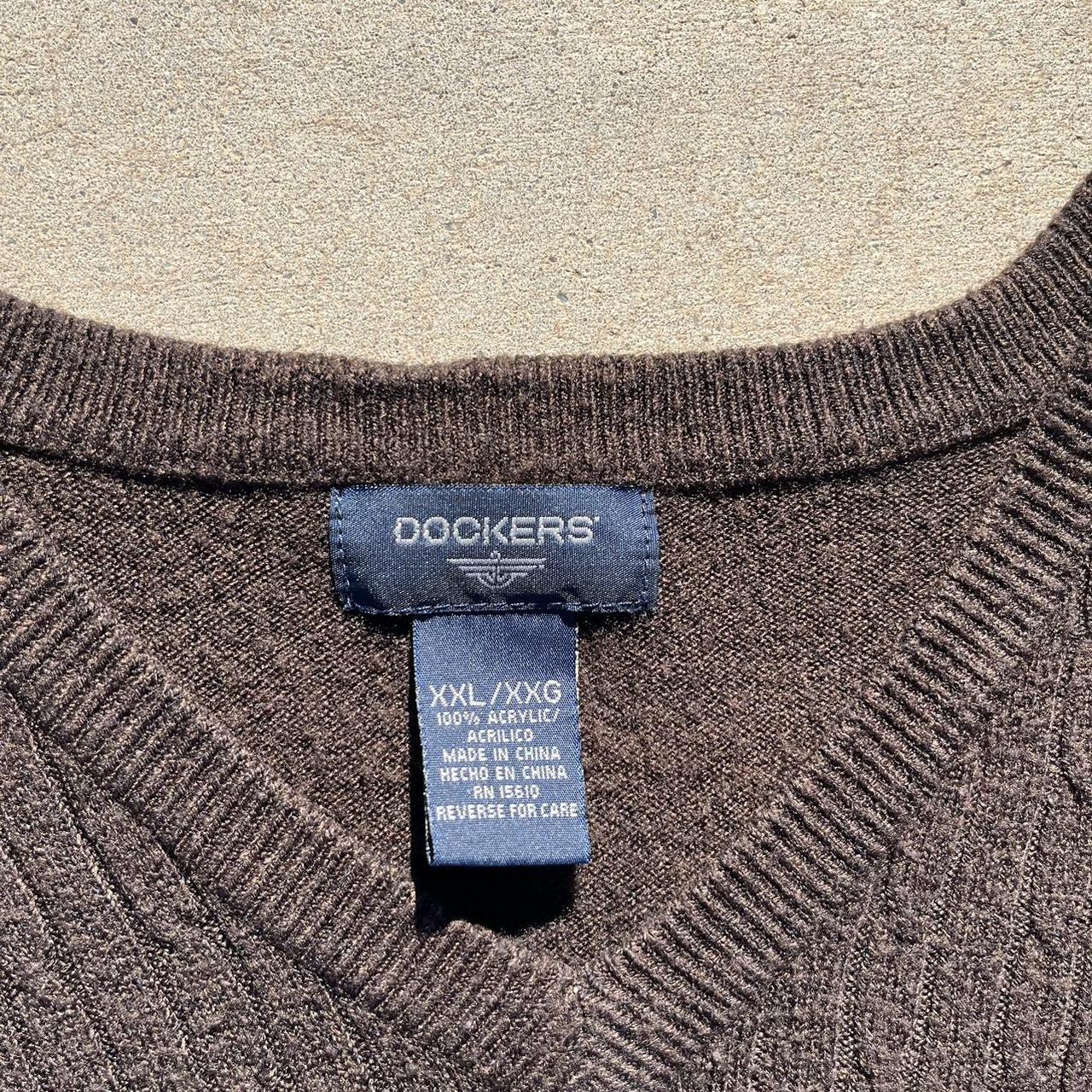 Dockers Sweater Vest | Size XXL but fits like... - Depop
