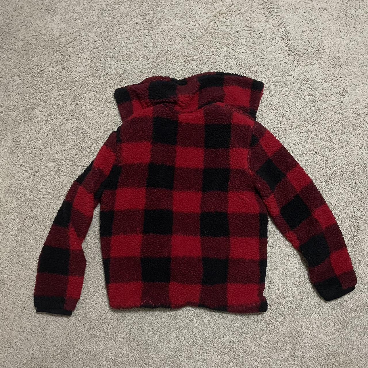 black and red flannel jacket. a knox rose xL. soft... - Depop