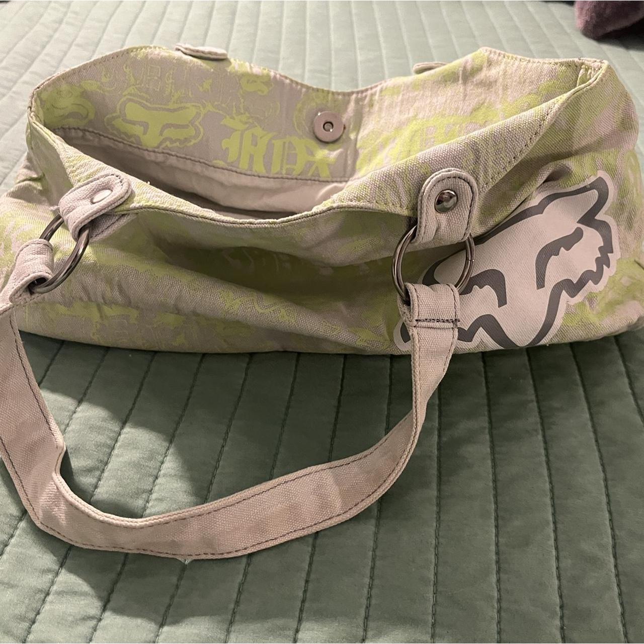 super cute fox racing purse super cool letter style ... - Depop