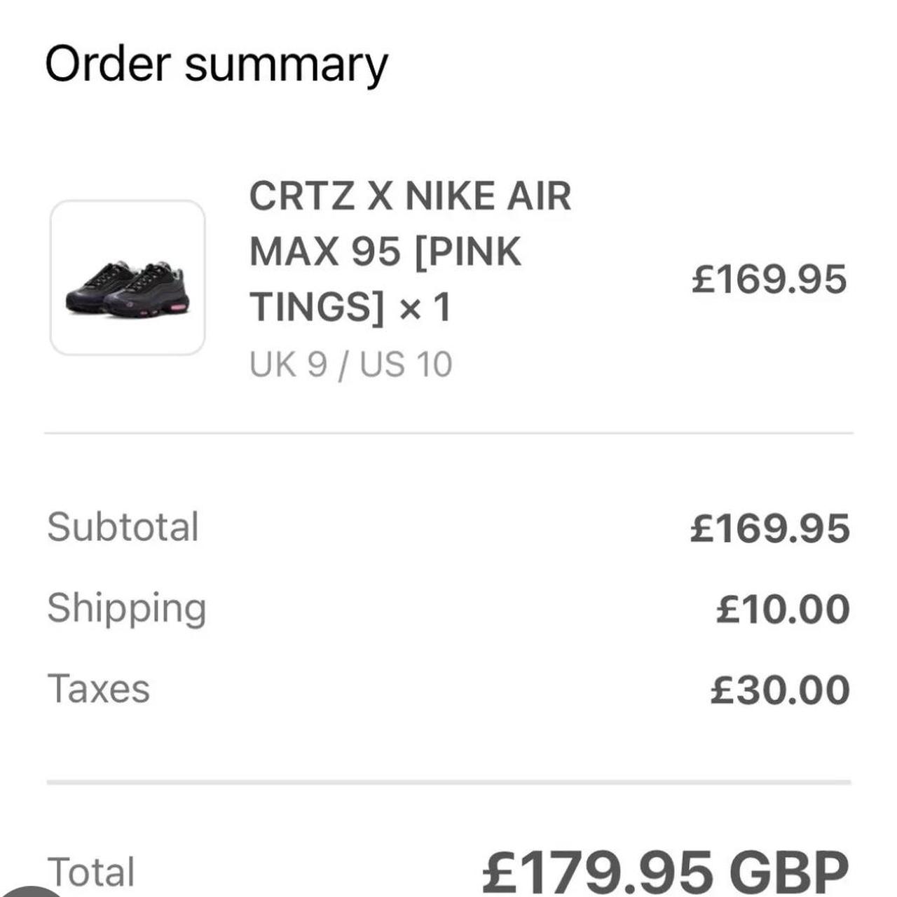 cortiez ‘pink tingz’ size 9 box... - Depop