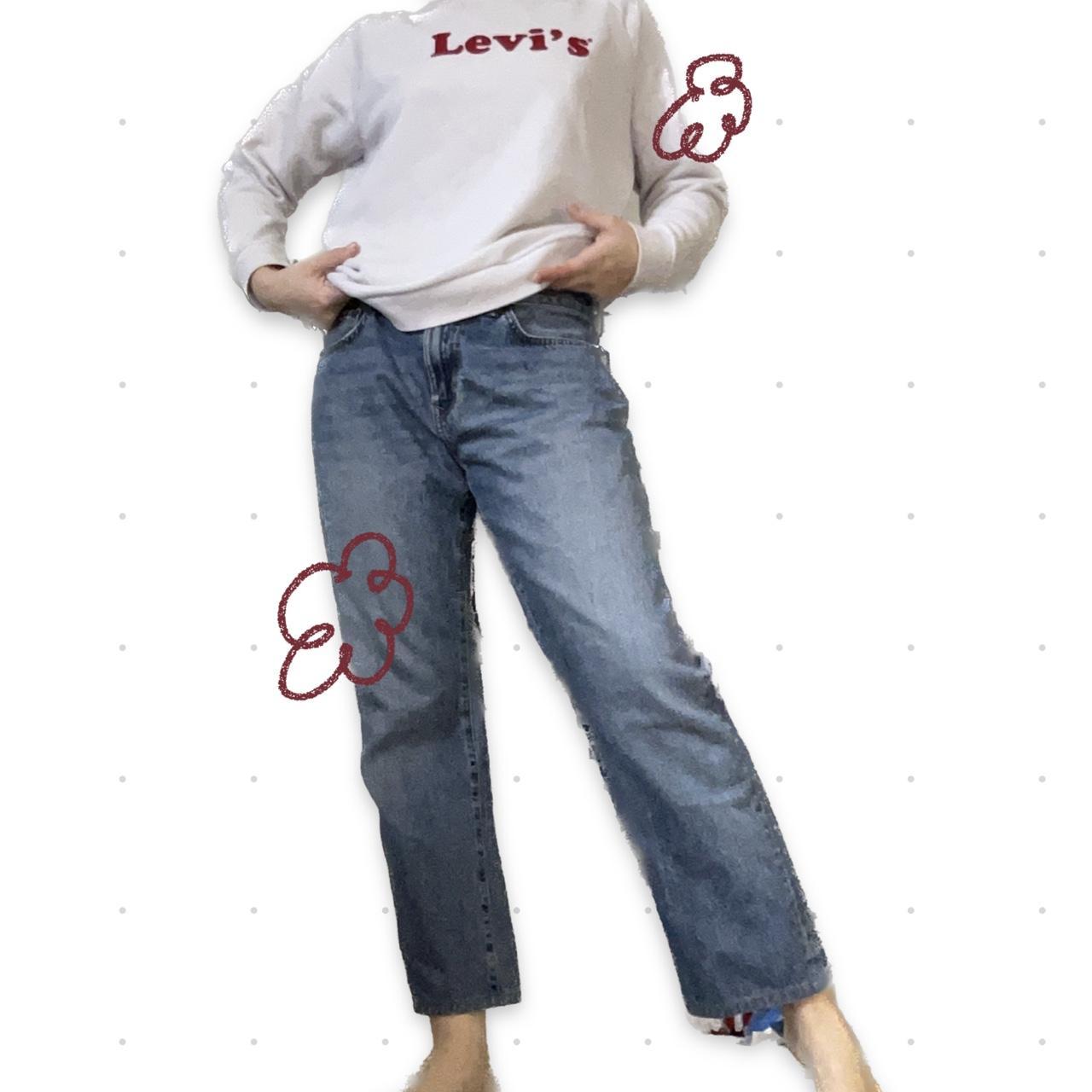 Levi’s sweatshirt with velvet letters! #sweatshirt... - Depop