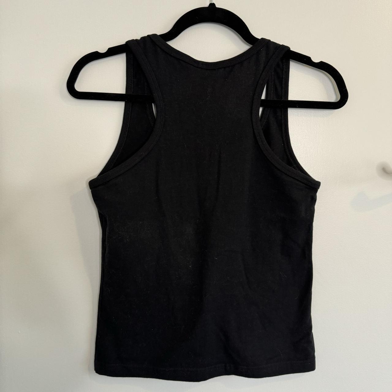 KISS rhinestone cropped tank Marked size: S Underarm... - Depop