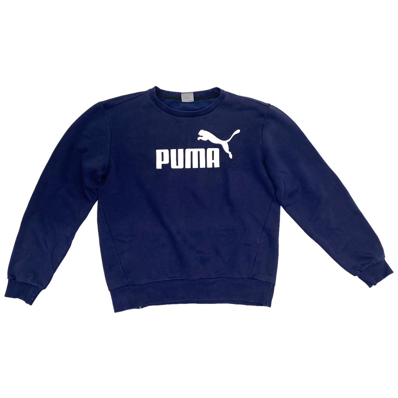Mens Puma Jumper in Navy blue colourway 📏Size M... - Depop
